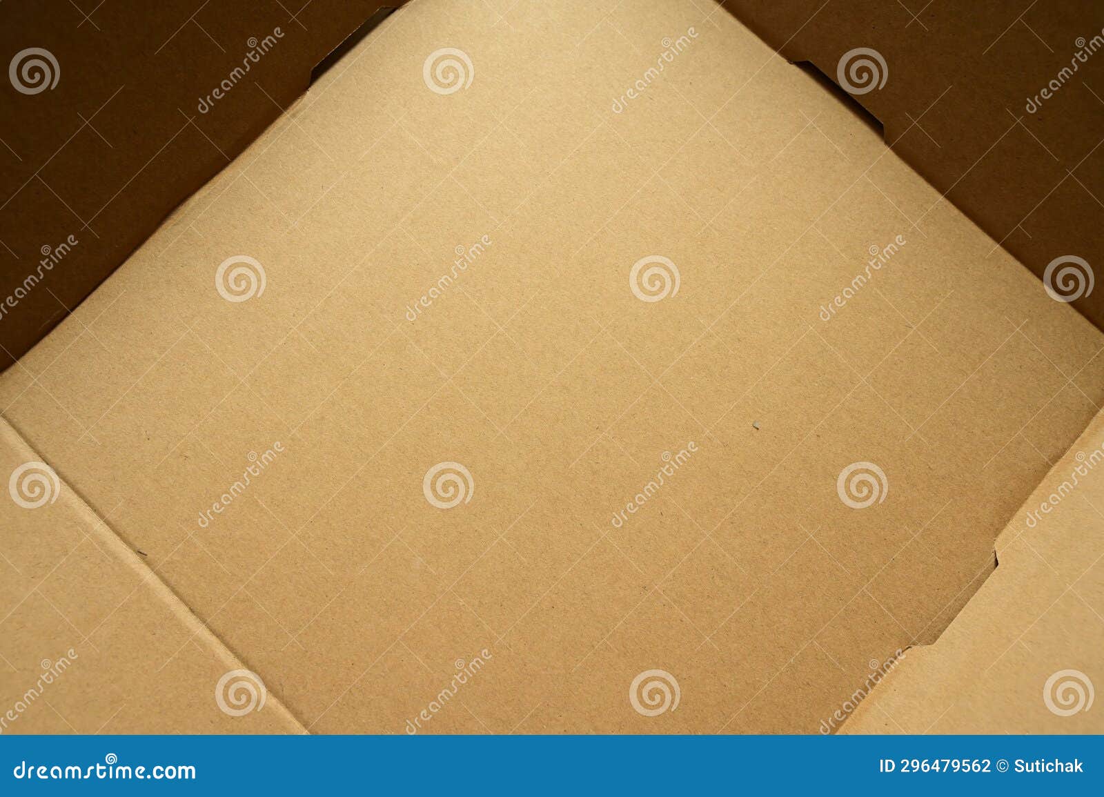 Blank Brown Paper Box Texture Background Stock Photo - Image of brown ...