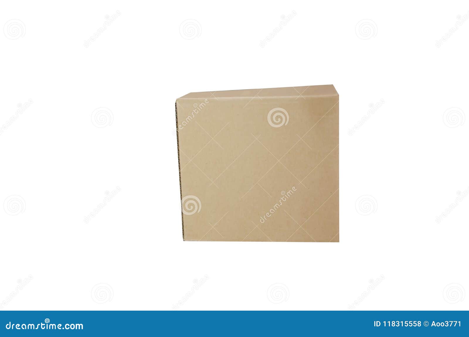 Brown paper box stock photo. Image of packaging, cargo - 118315558