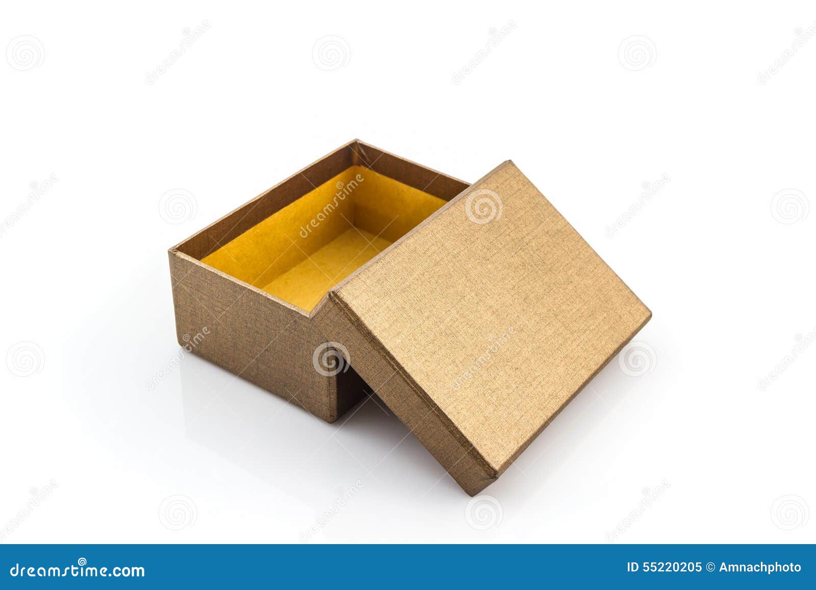 Brown paper box. stock image. Image of object, cardboard - 55220205