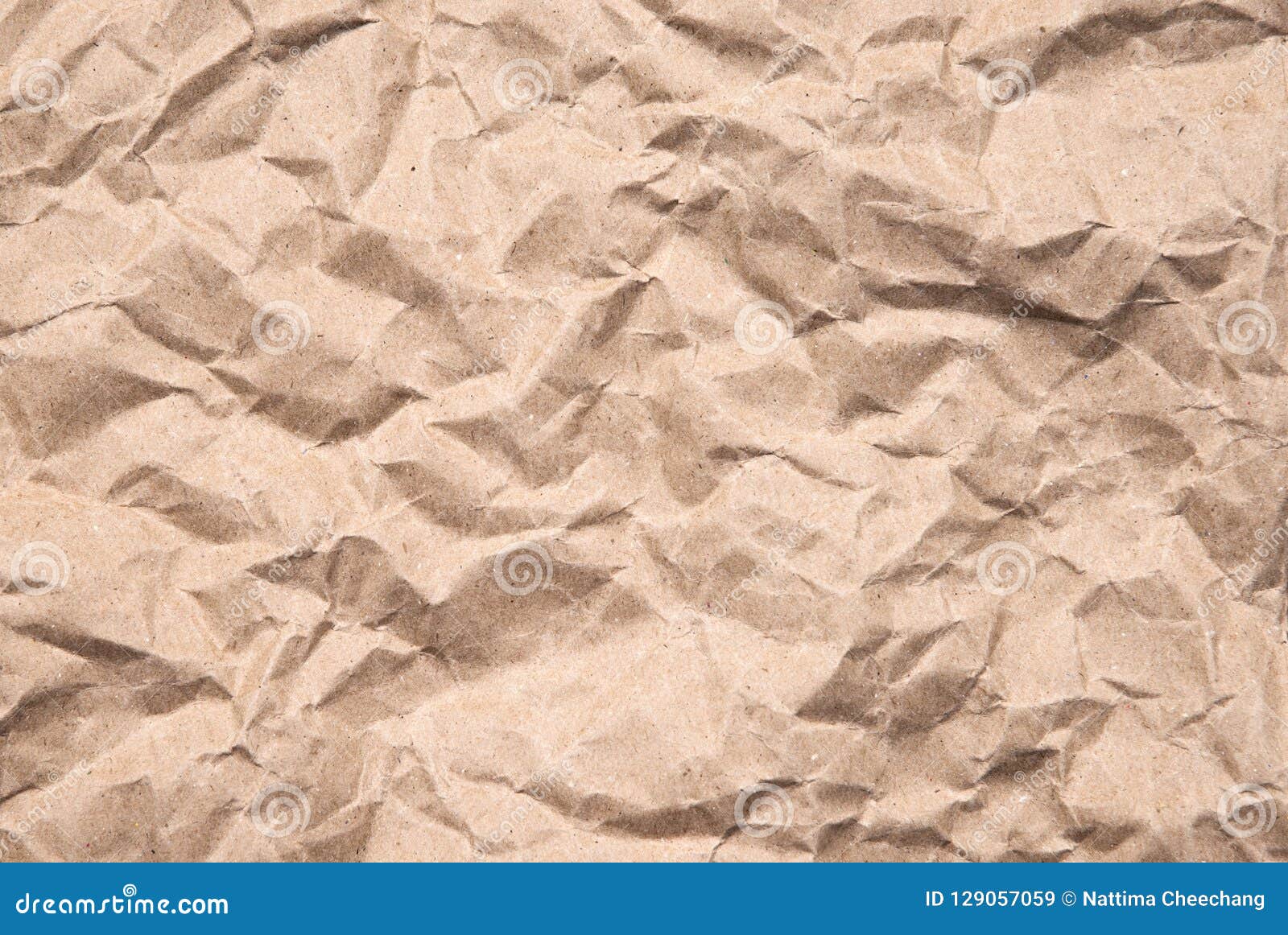 Brown Paper Has a Rough Surface and Crumpled Stock Image - Image of ...