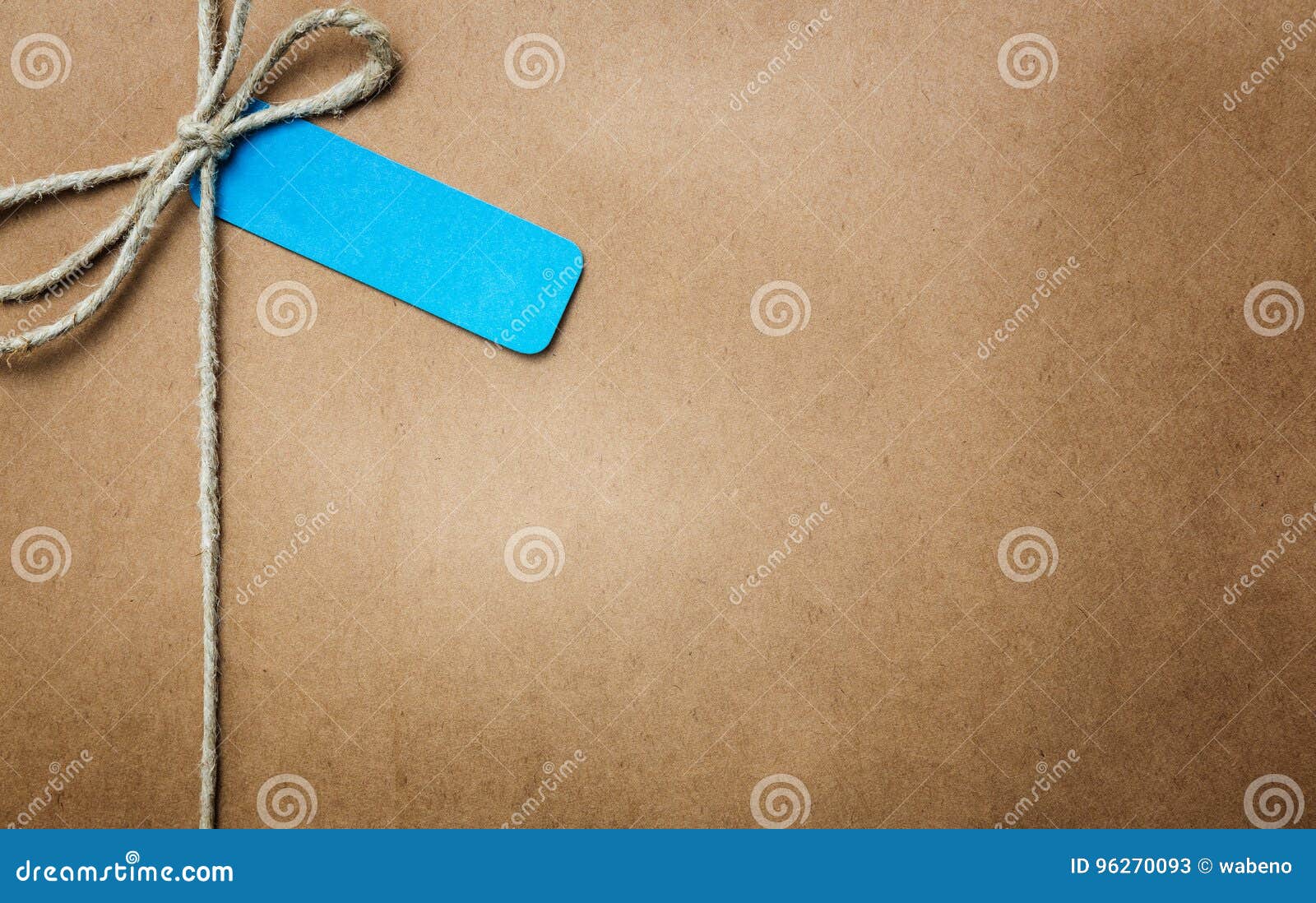 Brown paper parcel stock image. Image of twine, brown - 96270093