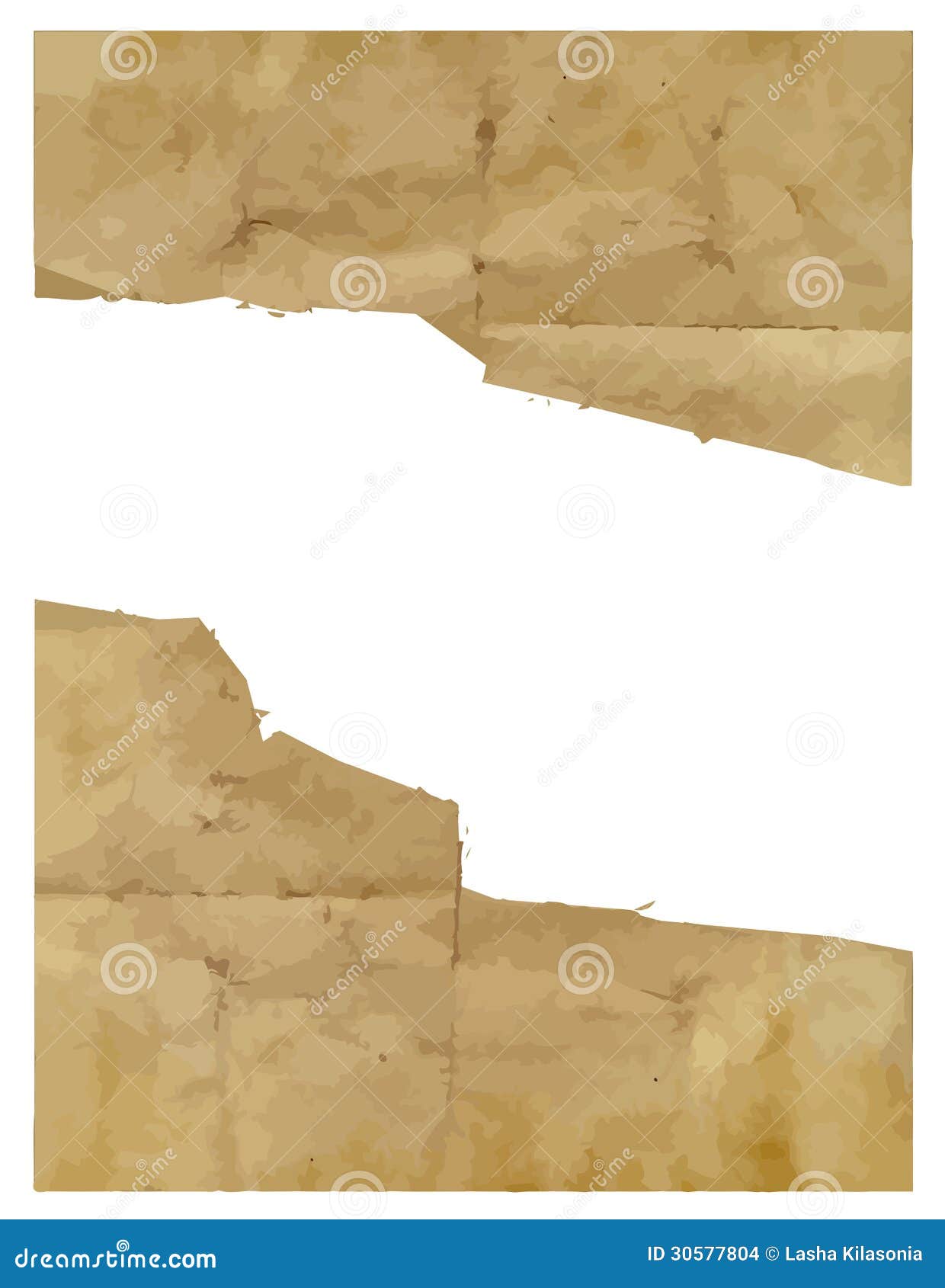 Brown paper scroll stock illustration. Illustration of scroll - 30577804