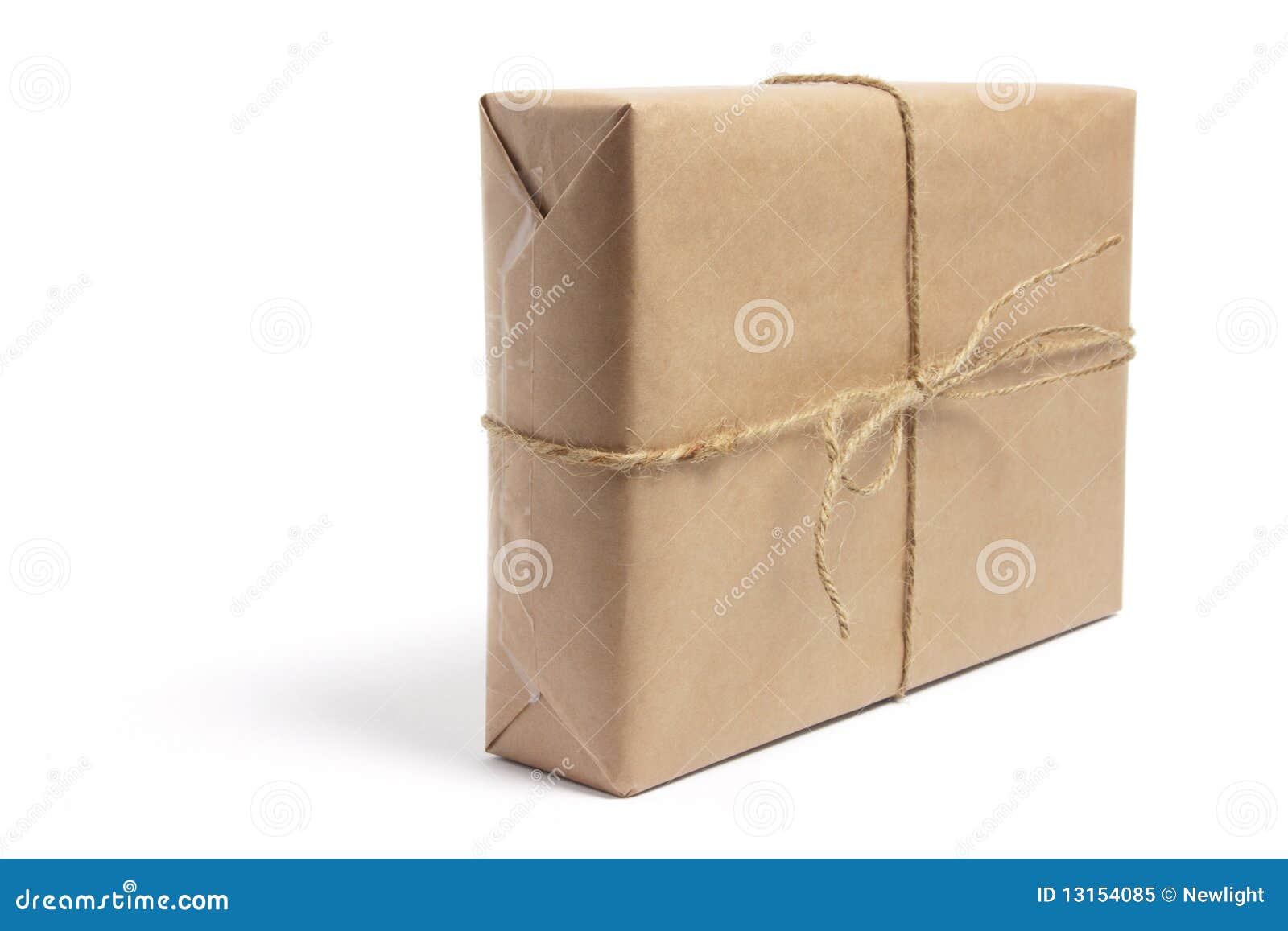 Brown Parcel stock image. Image of tied, postal, shot - 13154085