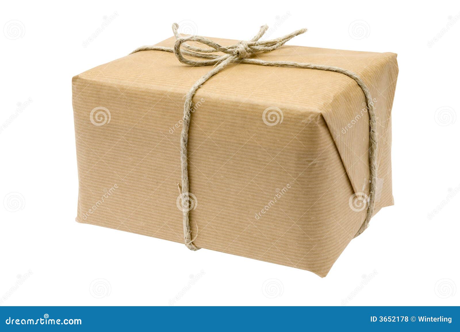 Brown Parcel stock photo. Image of congratulation, decorate - 3652178