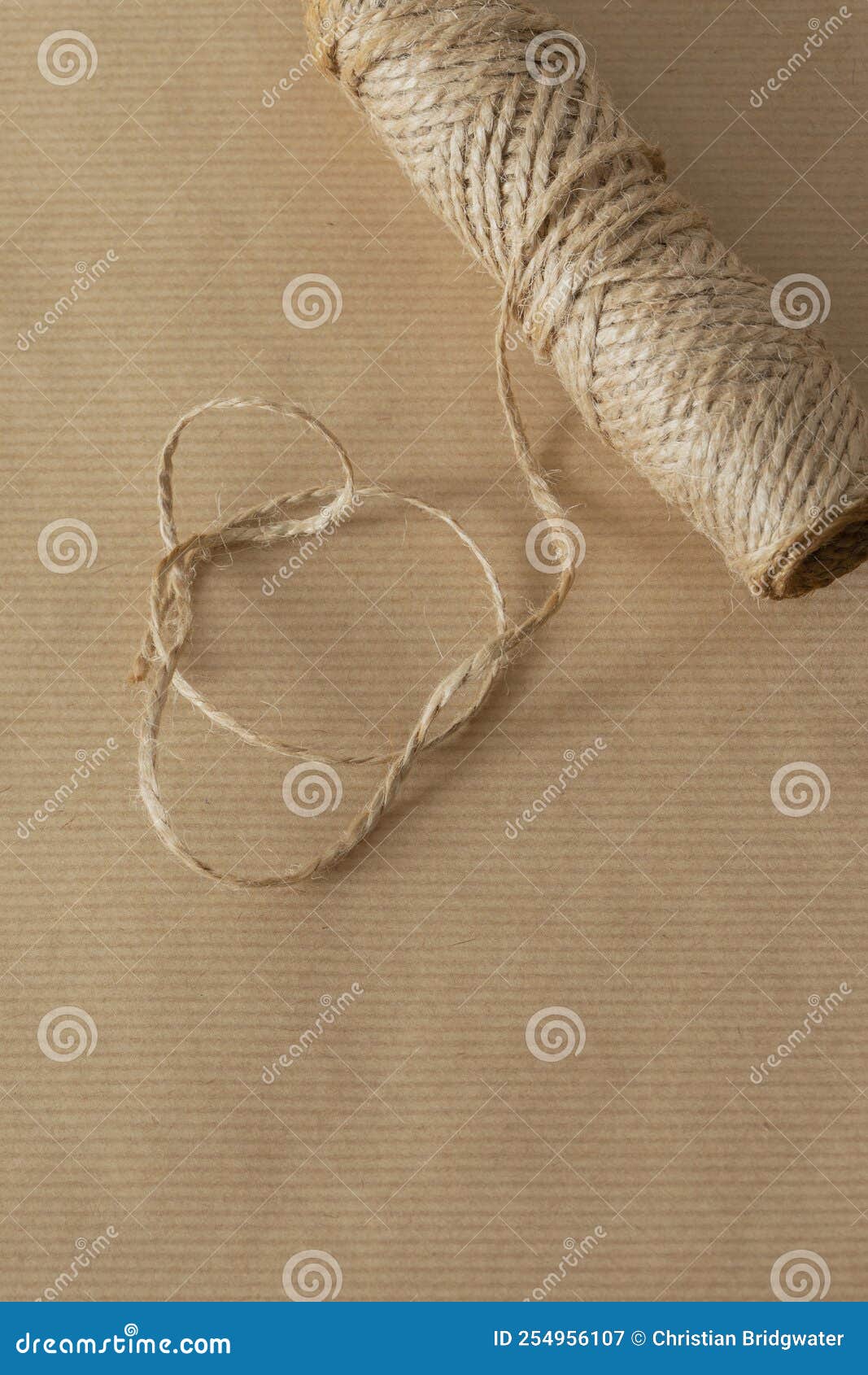 Brown Parcel Packaging Paper, with String. Eco Friendly Recycling ...
