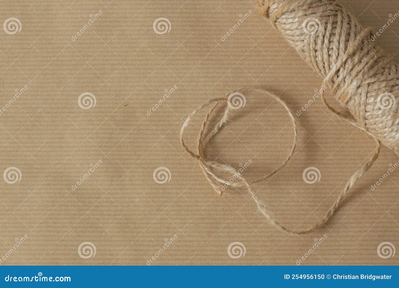 Brown Parcel Packaging Paper, with String. Eco Friendly Recycling ...