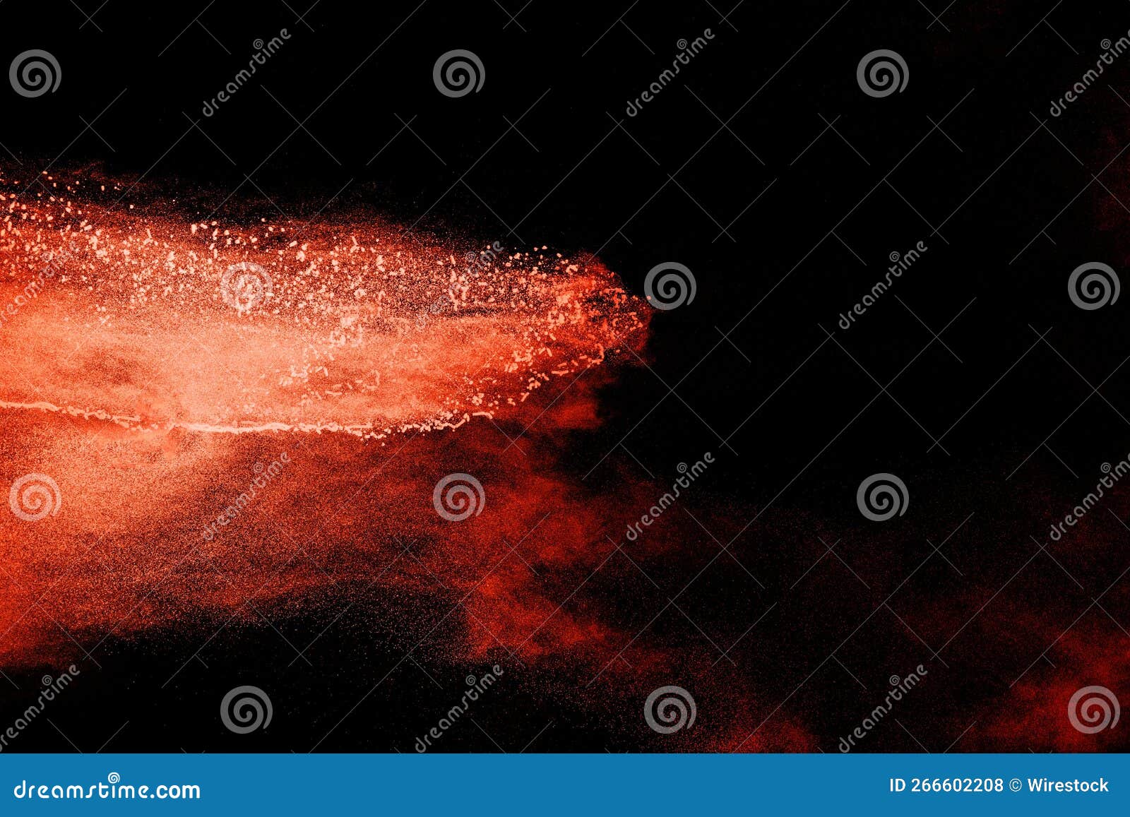 Brown Particles Exploding on Black Background, Brown Dust Splashing ...