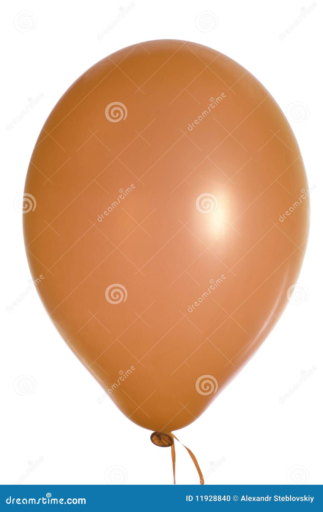 Brown party balloon stock photo. Image of carnival, three - 11928840