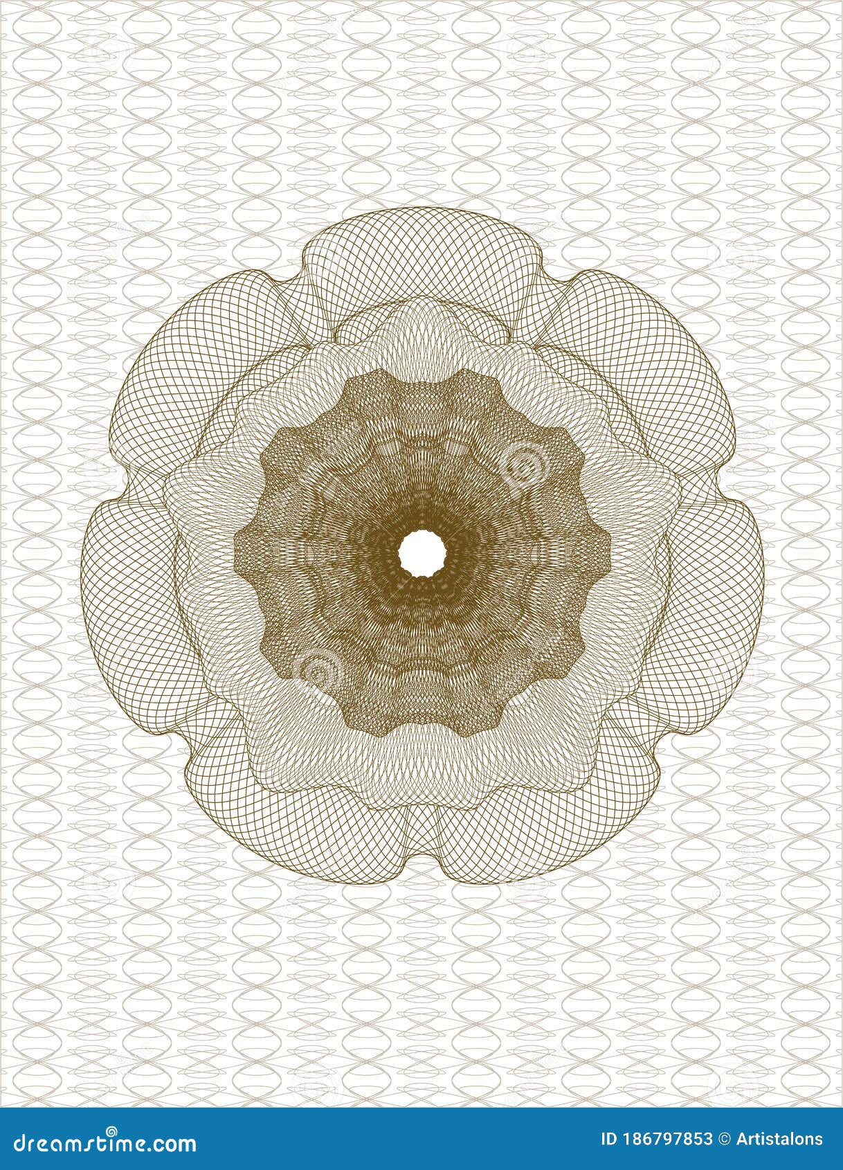 Brown Passport Emblem. Vector Illustration Stock Vector - Illustration ...