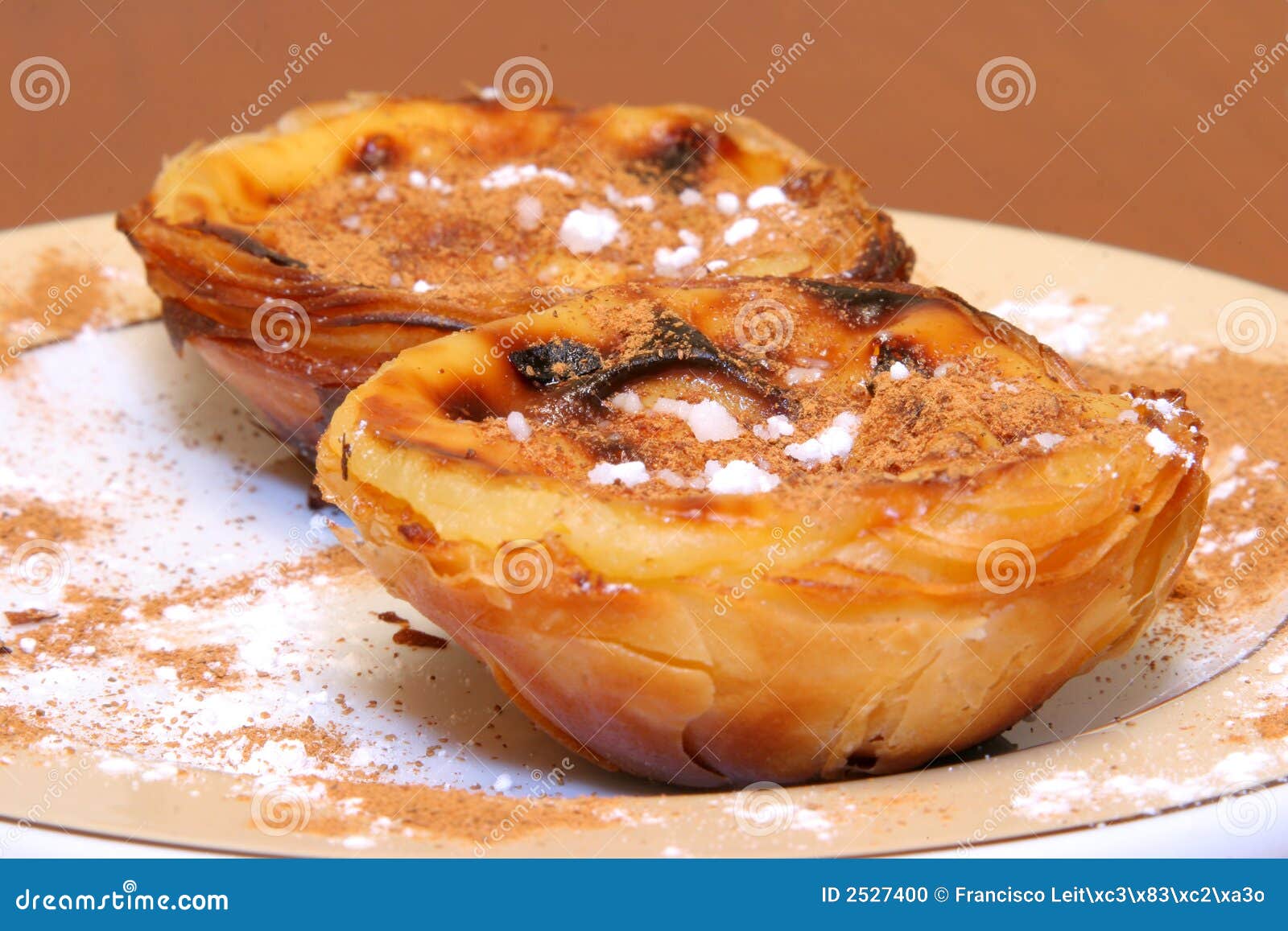 Brown pastries stock photo. Image of cinnamon, cream, pastries - 2527400