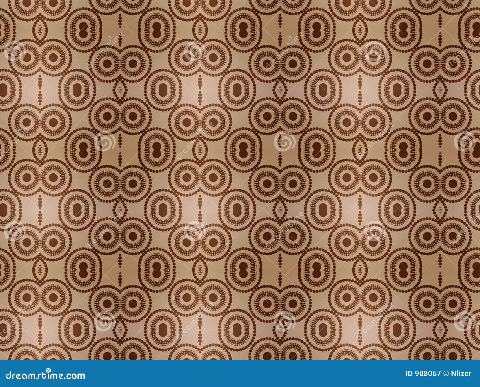 Brown Pattern Wallpaper Background Stock Illustration - Illustration of ...