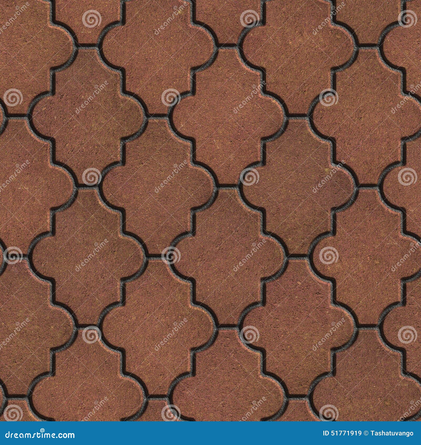 Brown Pavement As Leaf Clover Stock Illustration - Illustration of pave ...