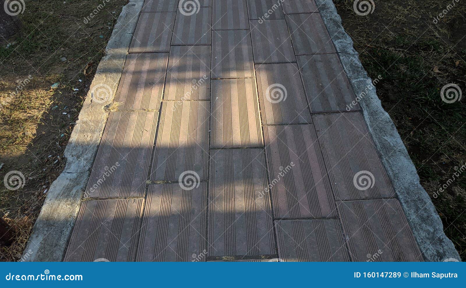 Brown Paving Footpath Background Stock Image - Image of outdoor, cement ...