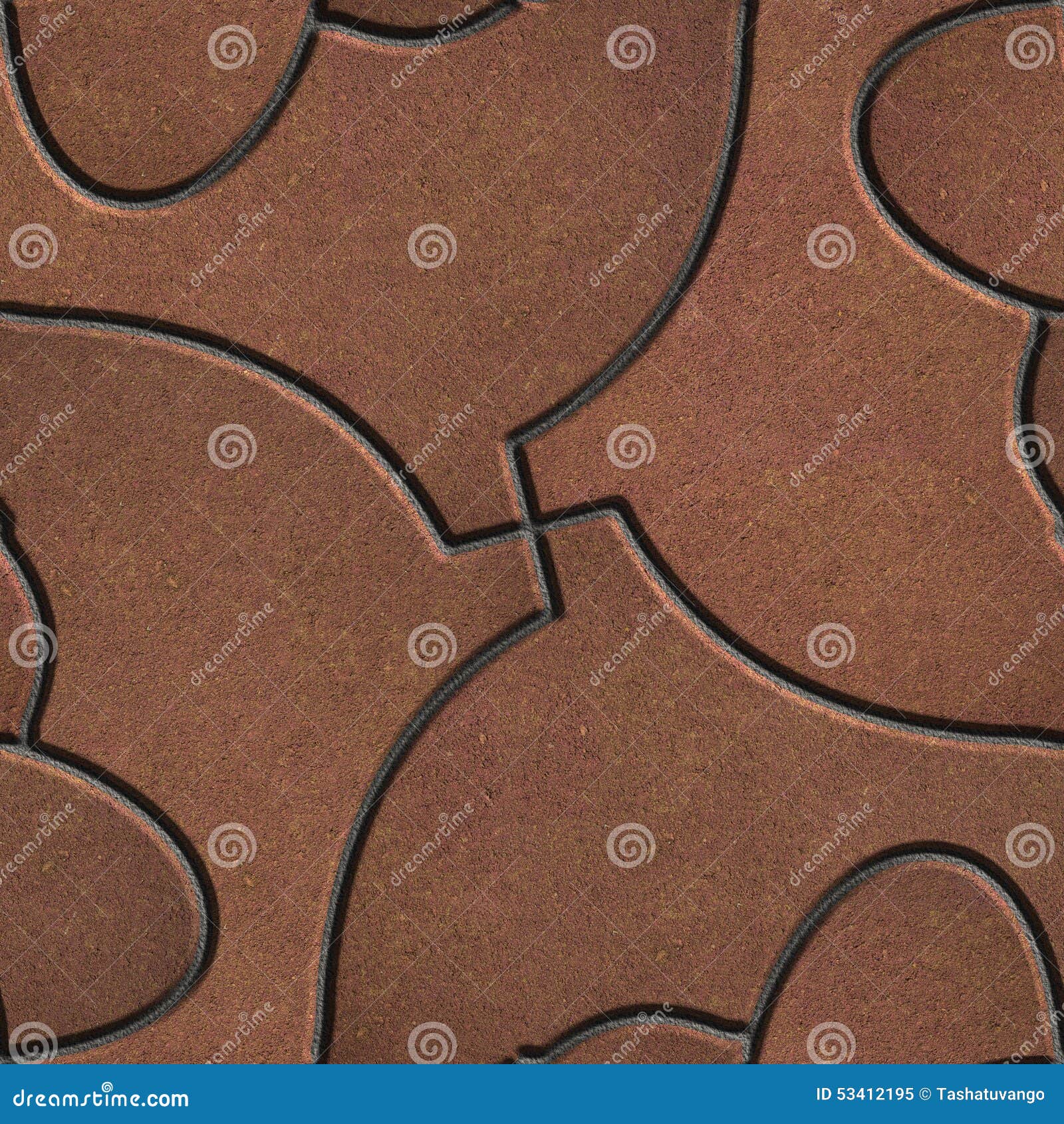 Brown Paving In The Form Of Fish Royalty-Free Stock Photo ...