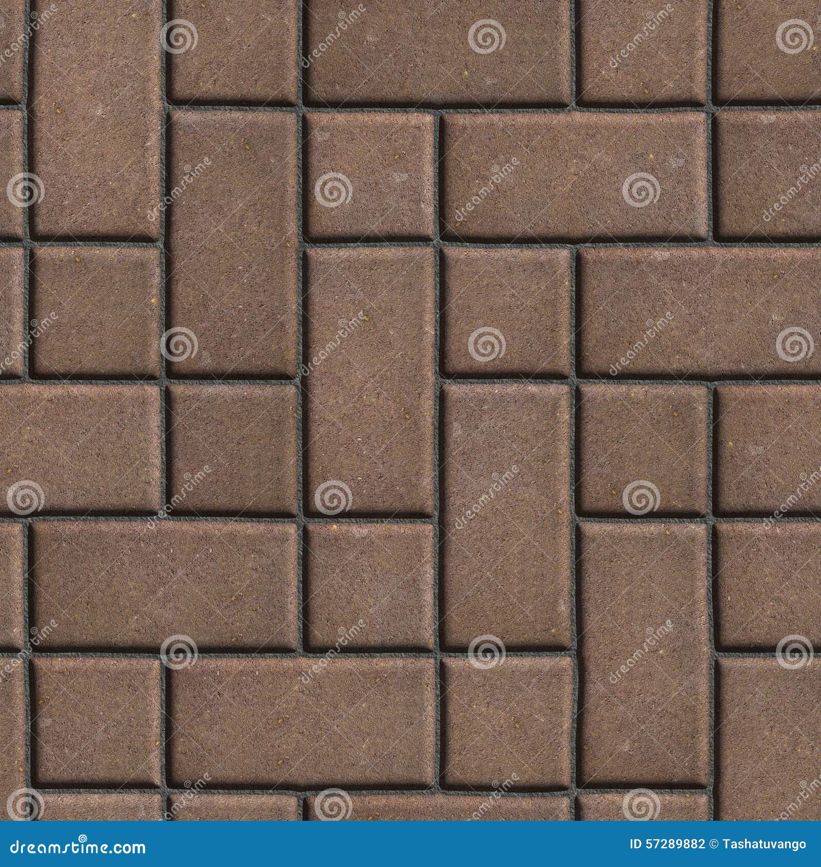 Brown Paving Slabs Imitates Natural Stone Stock Photo - Image of ...