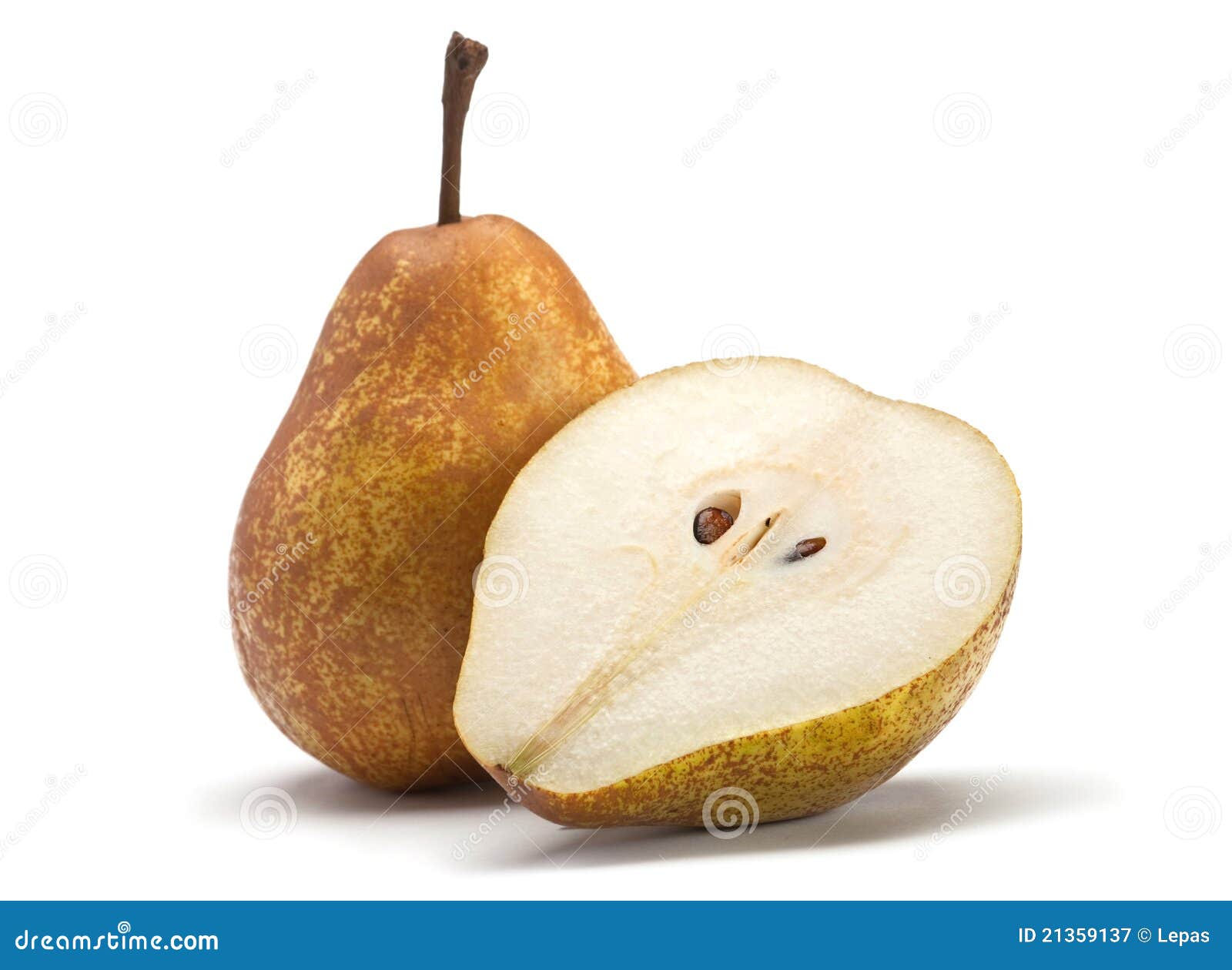 Brown pear stock image. Image of slice, fruit, fresh - 21359137