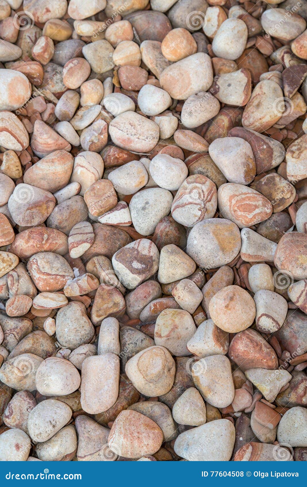 Brown pebbles background stock photo. Image of frame - 77604508
