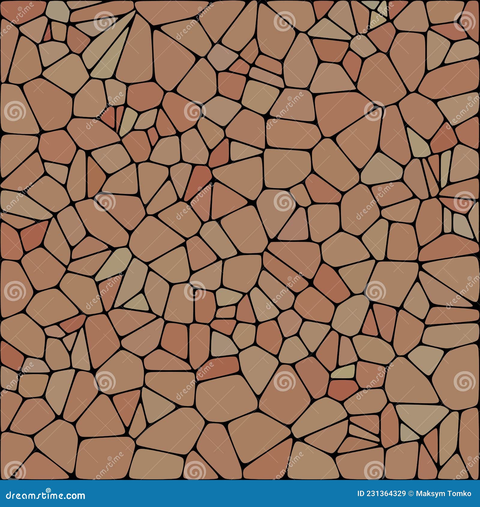 Brown Peebles. Abstract Vector Background. Eps 10 Stock Vector ...