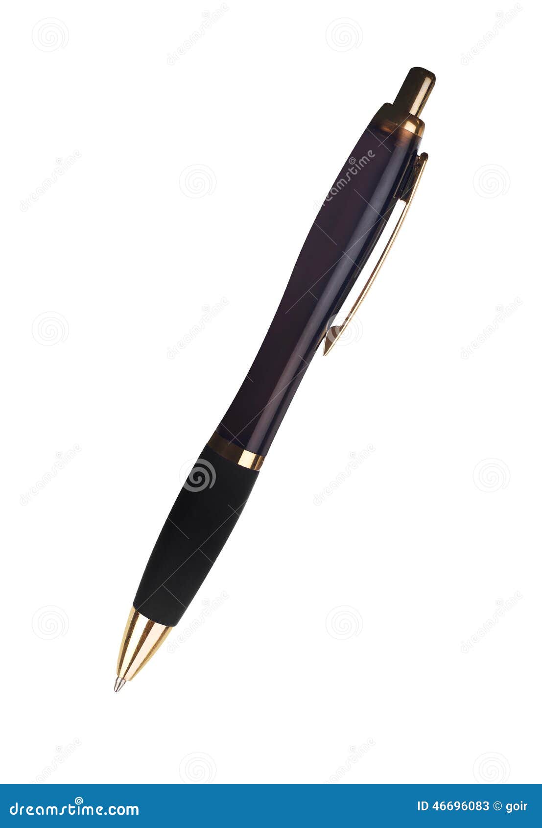 Brown pen stock image. Image of single, vertical, studio - 46696083