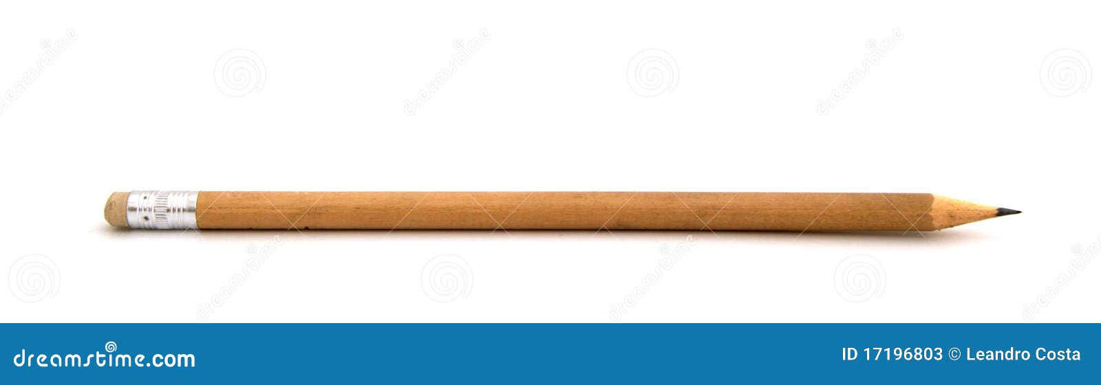 Brown Pencil Frontal stock illustration. Illustration of graphite ...