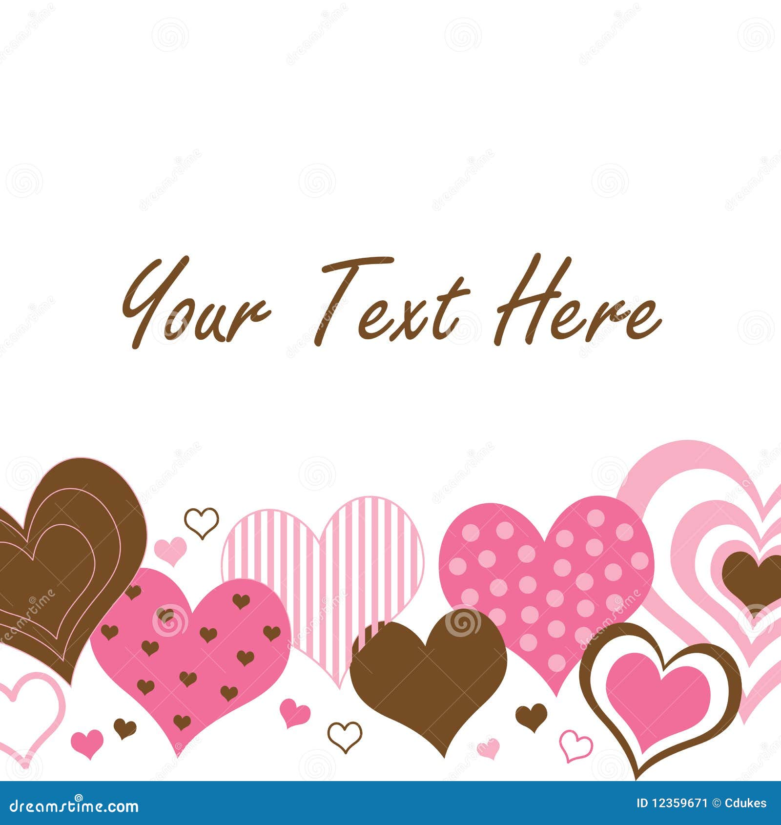 Pink Heart Border Clip Art