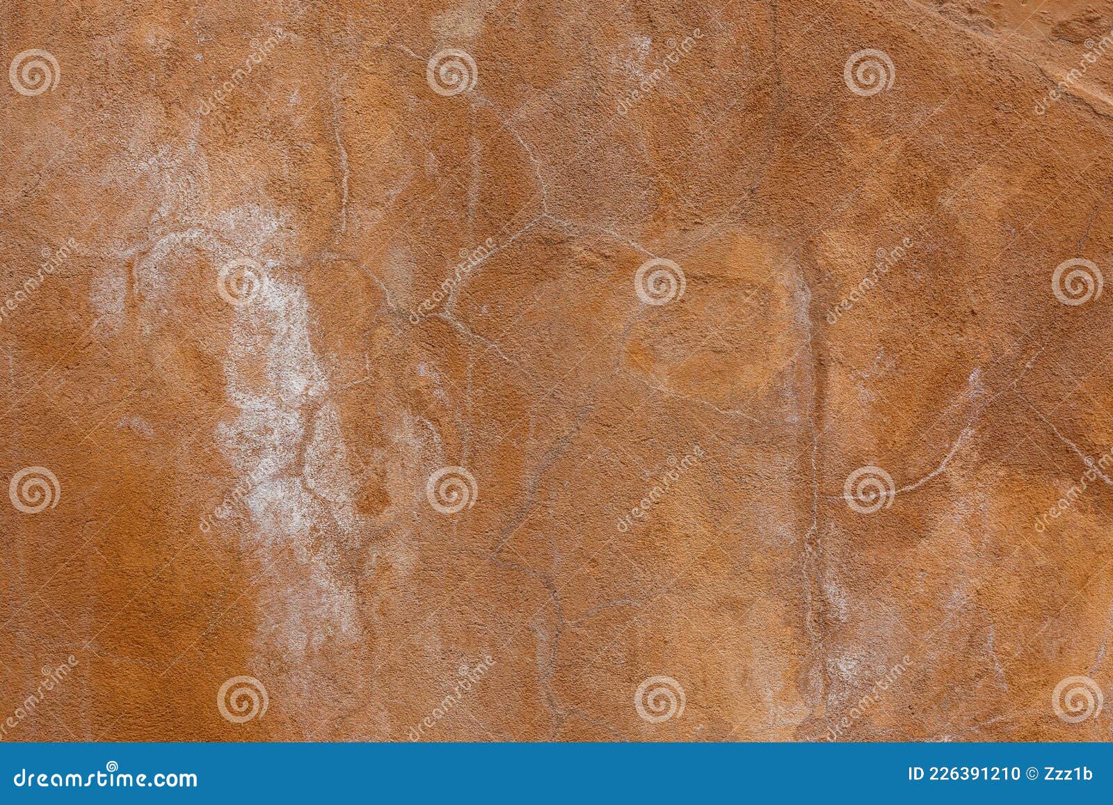 Brown Plaster Wall Texture with White Salt Stains Stock Photo - Image ...
