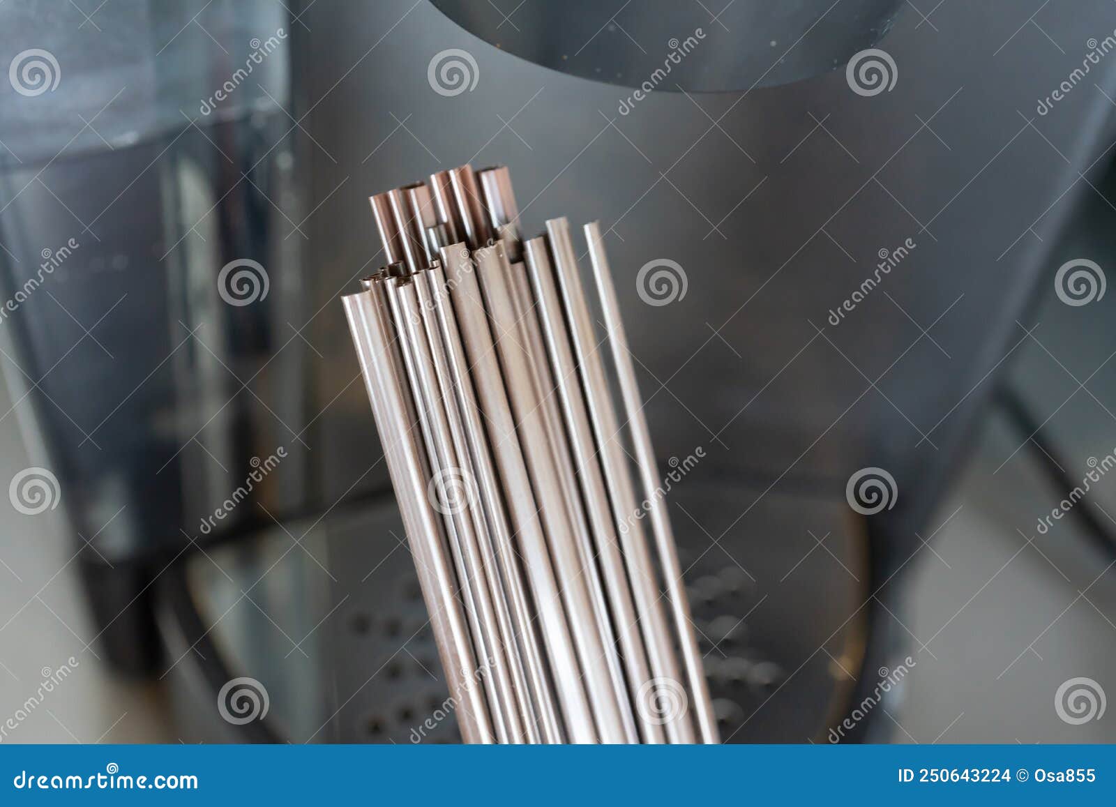 Brown Plastic Coffee Stirrer Sticks Stock Photo - Image of brown, cafe ...