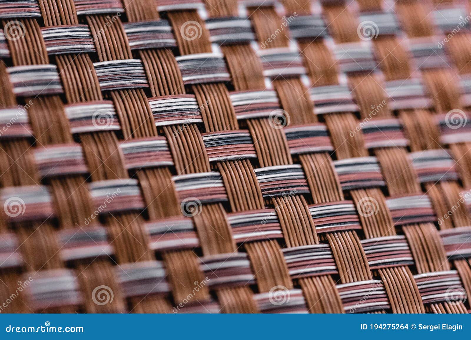 Brown Plastic Weaving Texture, Braided Pattern Stock Photo - Image of ...