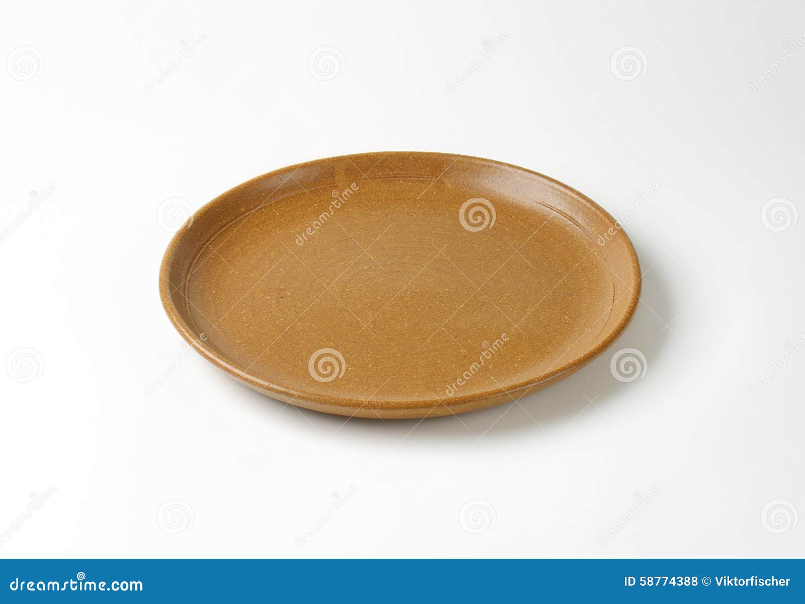 Brown plate stock photo. Image of utensil, fragile, kitchen - 58774388