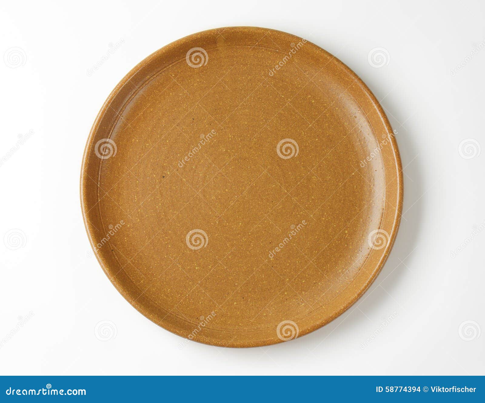 Brown plate stock photo. Image of equipment, plate, kitchenware - 58774394