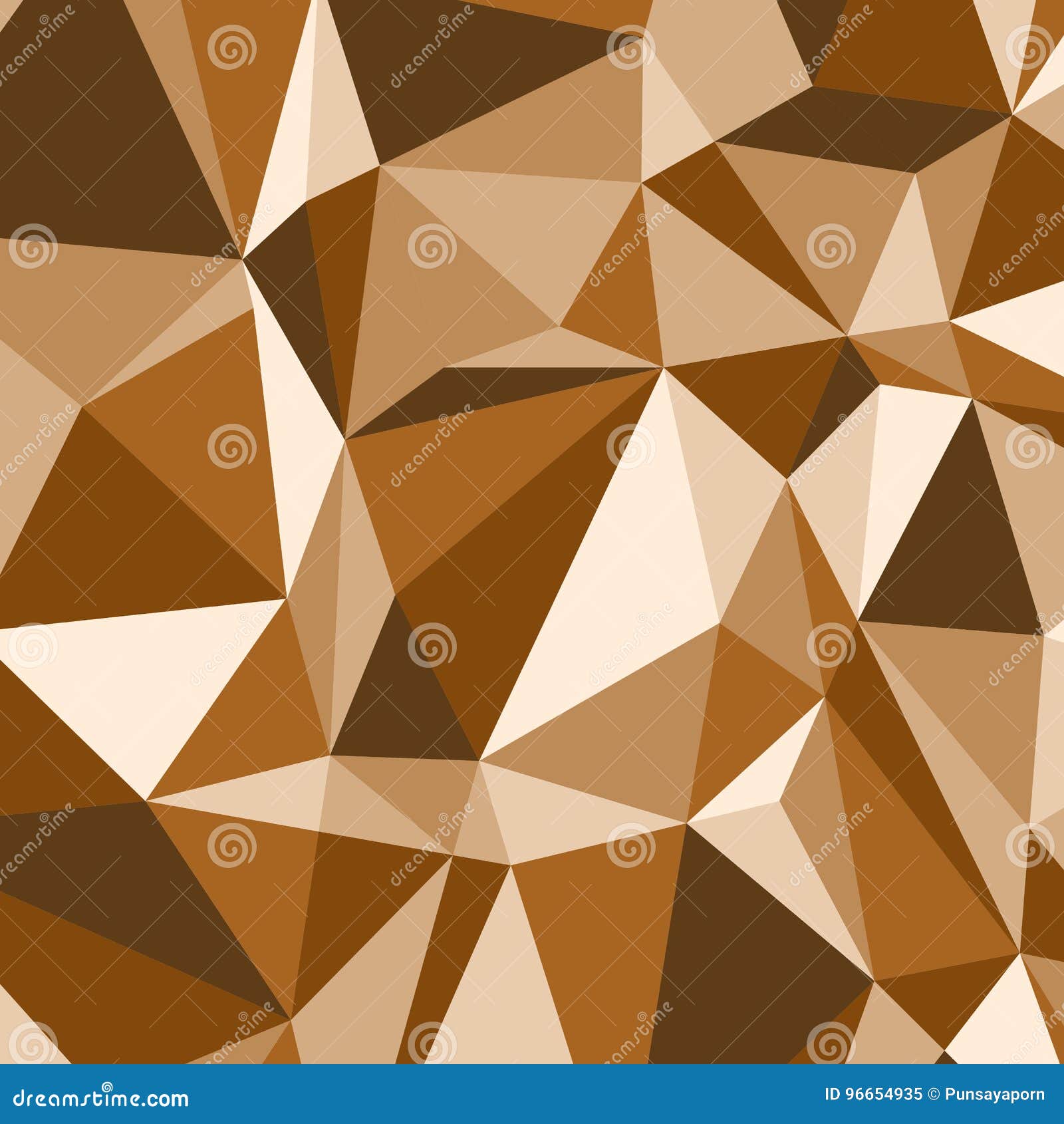 Brown Polygon Abstract Triangle Background Stock Vector - Illustration ...
