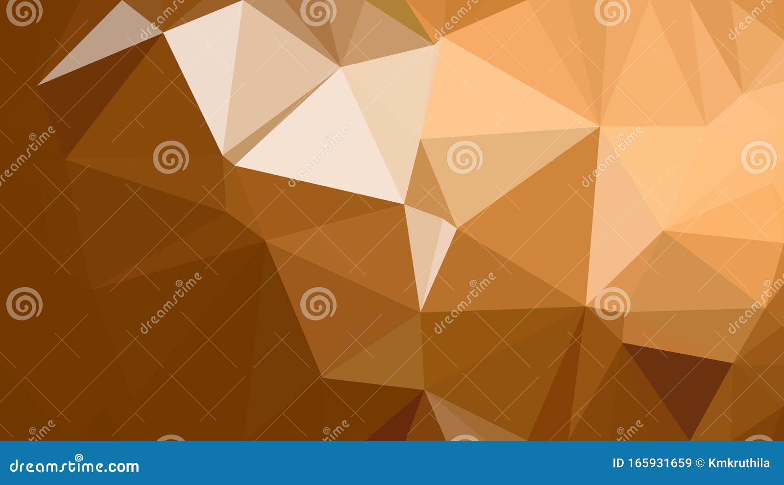 Brown Polygon Triangle Background Vector Illustration Stock Vector ...