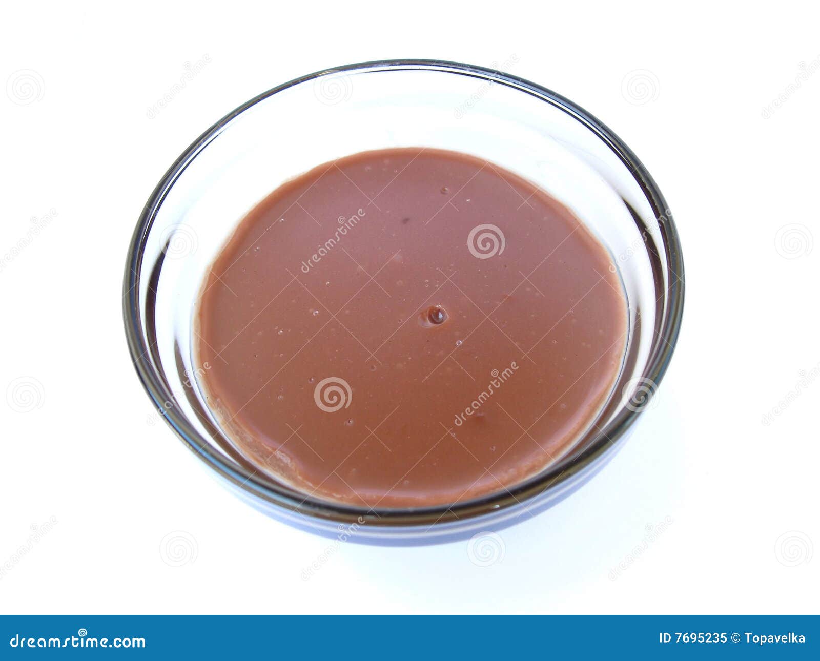 Brown pudding stock image. Image of white, chocolate, detail - 7695235