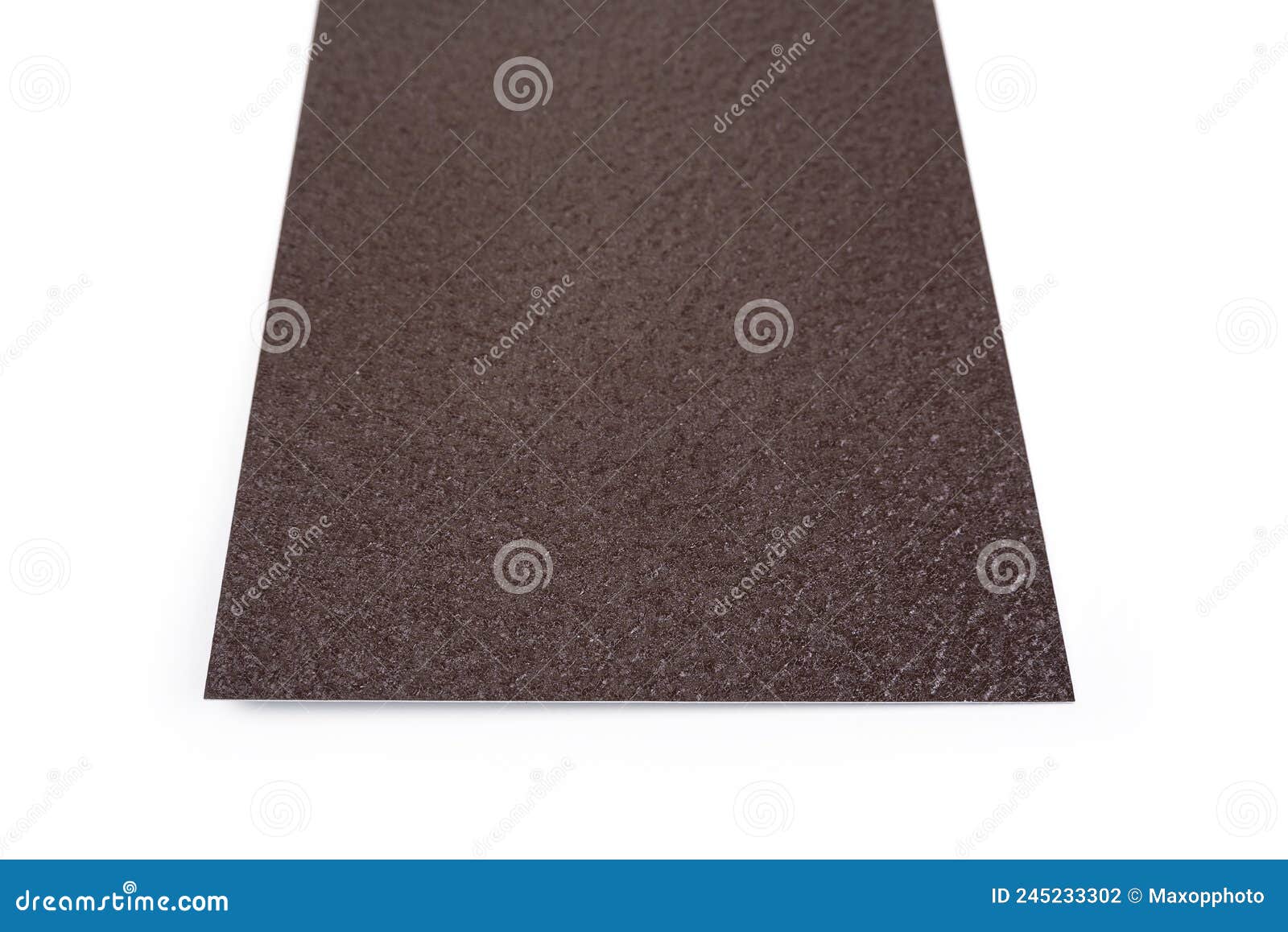 Brown Raster Painted Aluminium Sheet Stock Photo - Image of surface ...