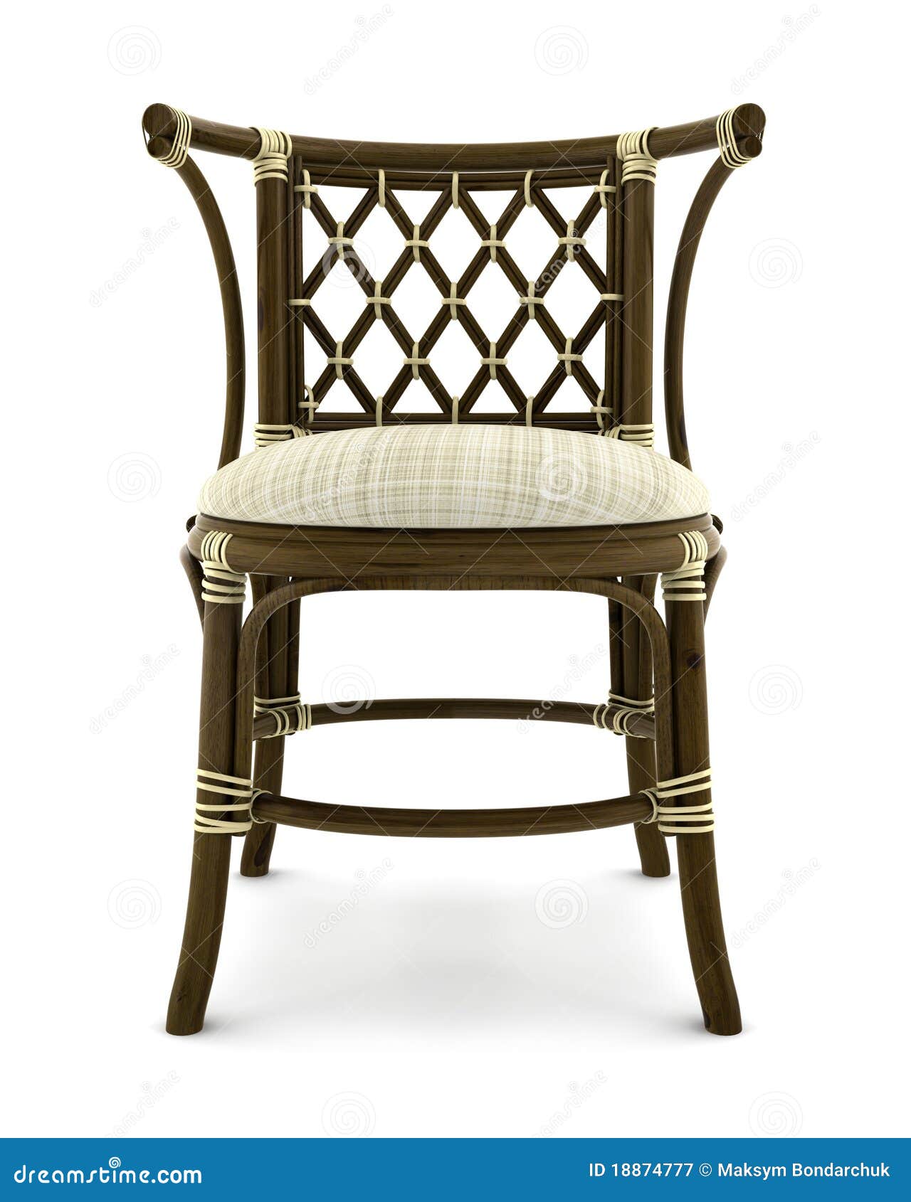 Rattan Chair Pattern Vector Illustration | CartoonDealer.com #124969802