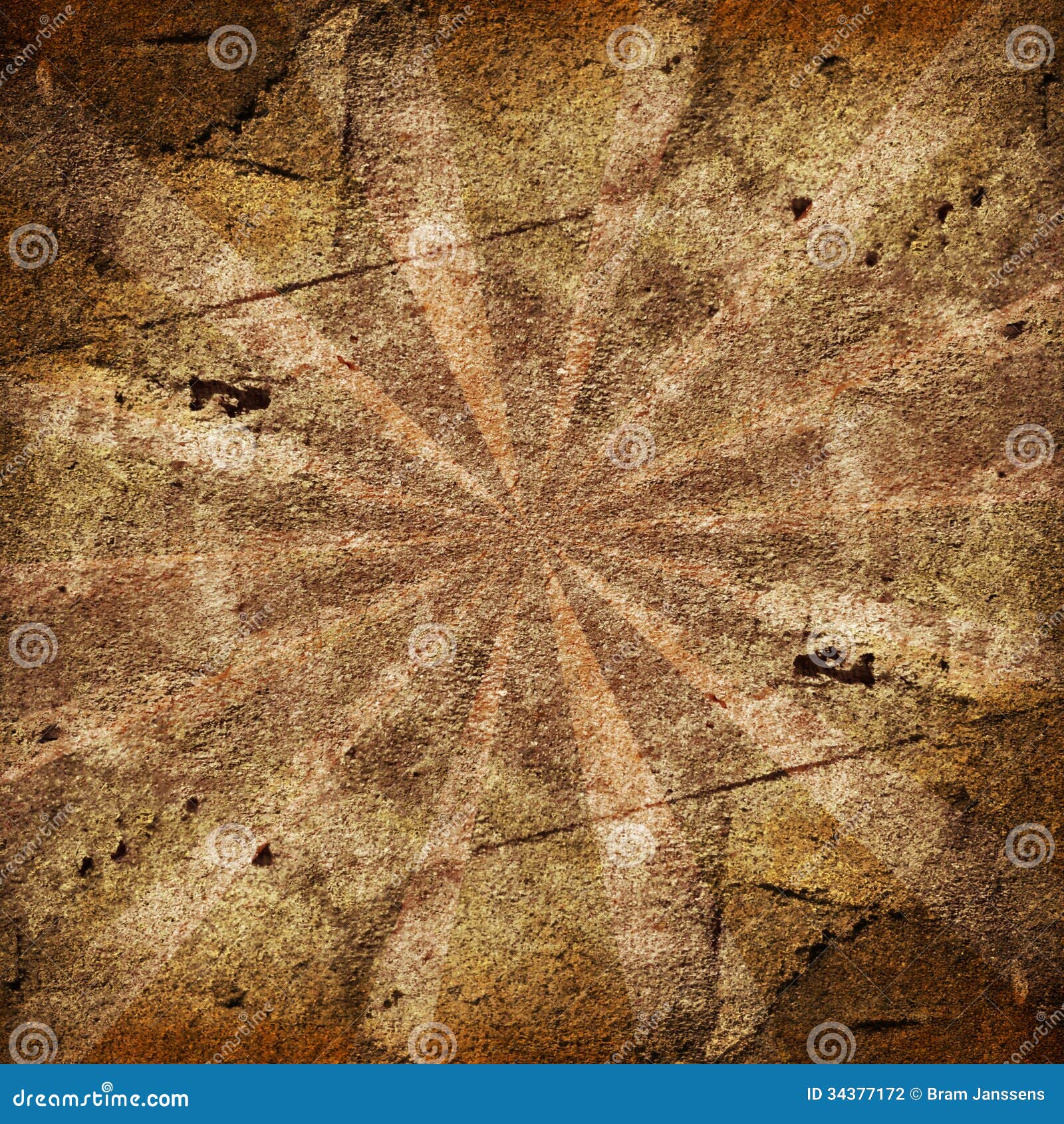 Brown rays stock illustration. Illustration of paint - 34377172