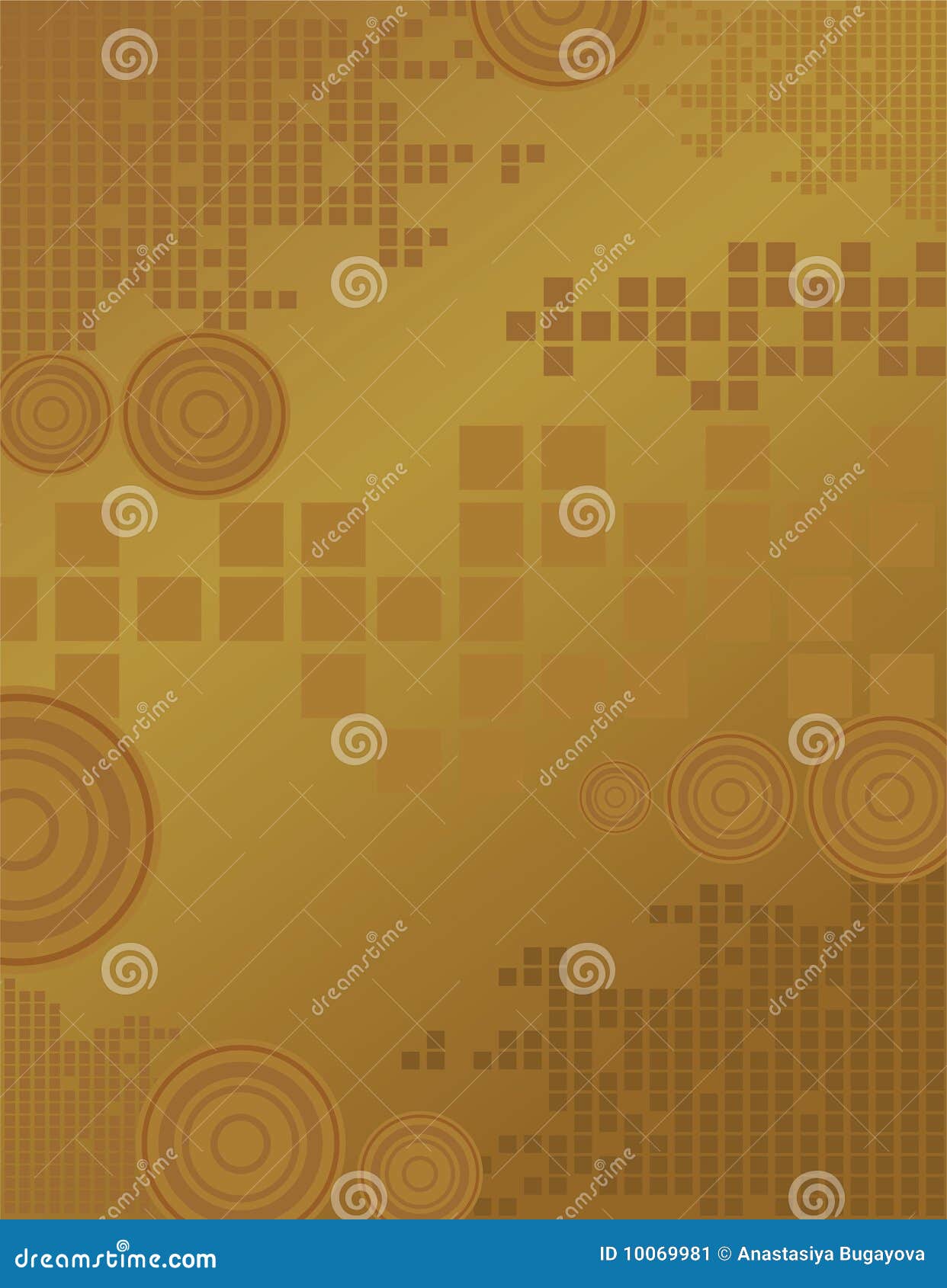Brown rectangles stock vector. Illustration of cartouche - 10069981
