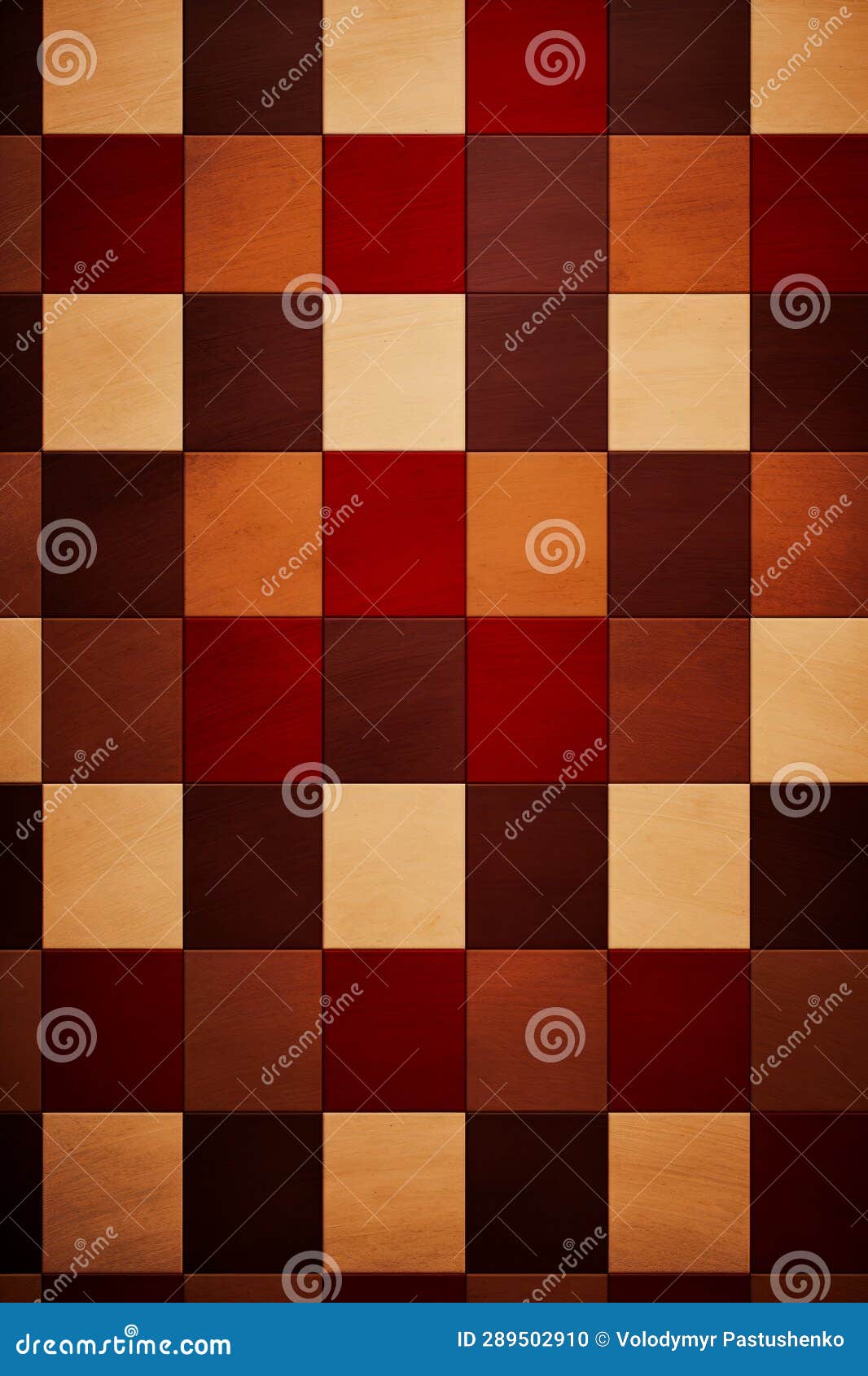 Brown and Red Checkered Pattern with Red Background. Generative AI ...