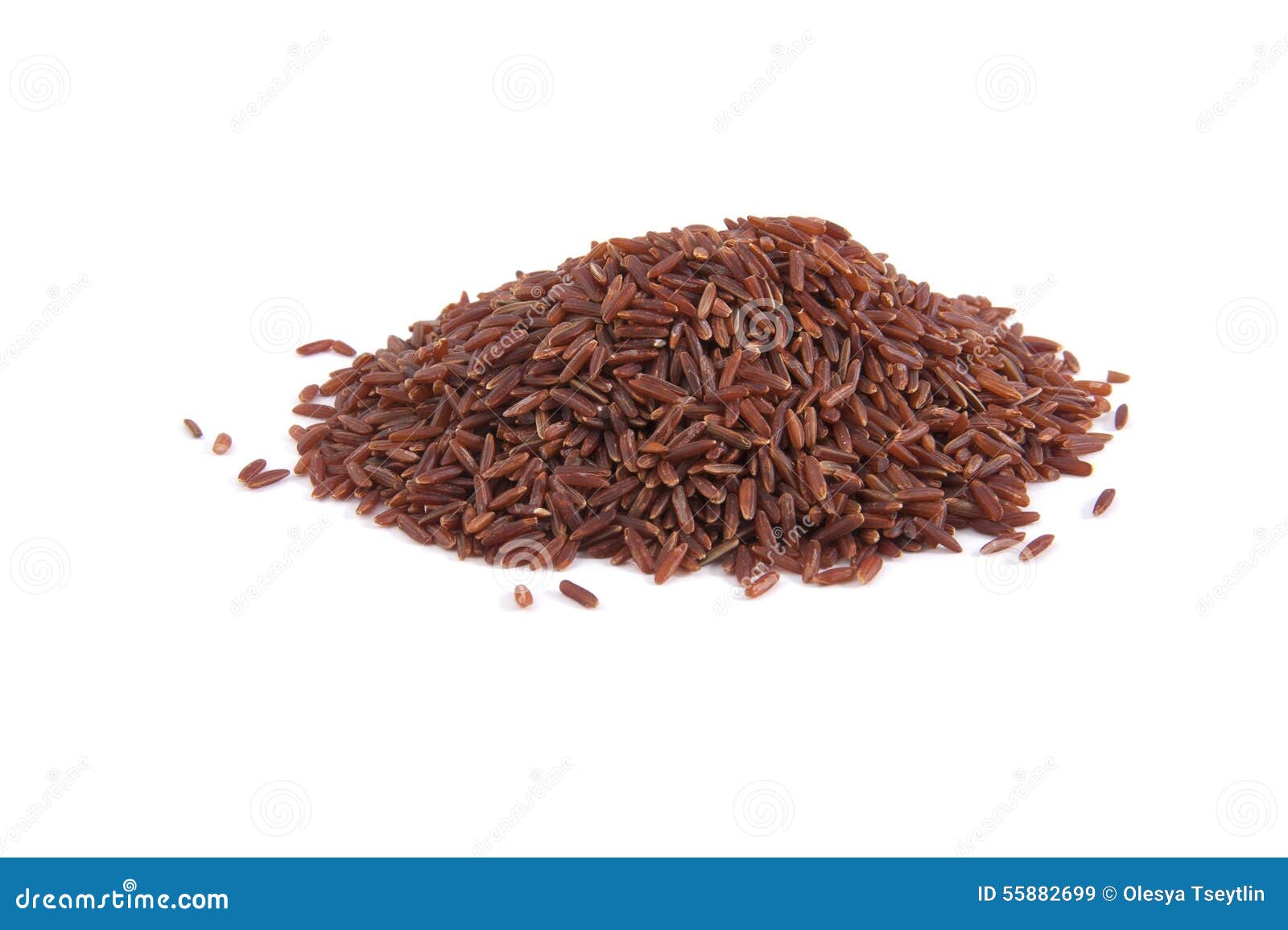 Brown (red) rice grits. stock image. Image of food, traditional - 55882699