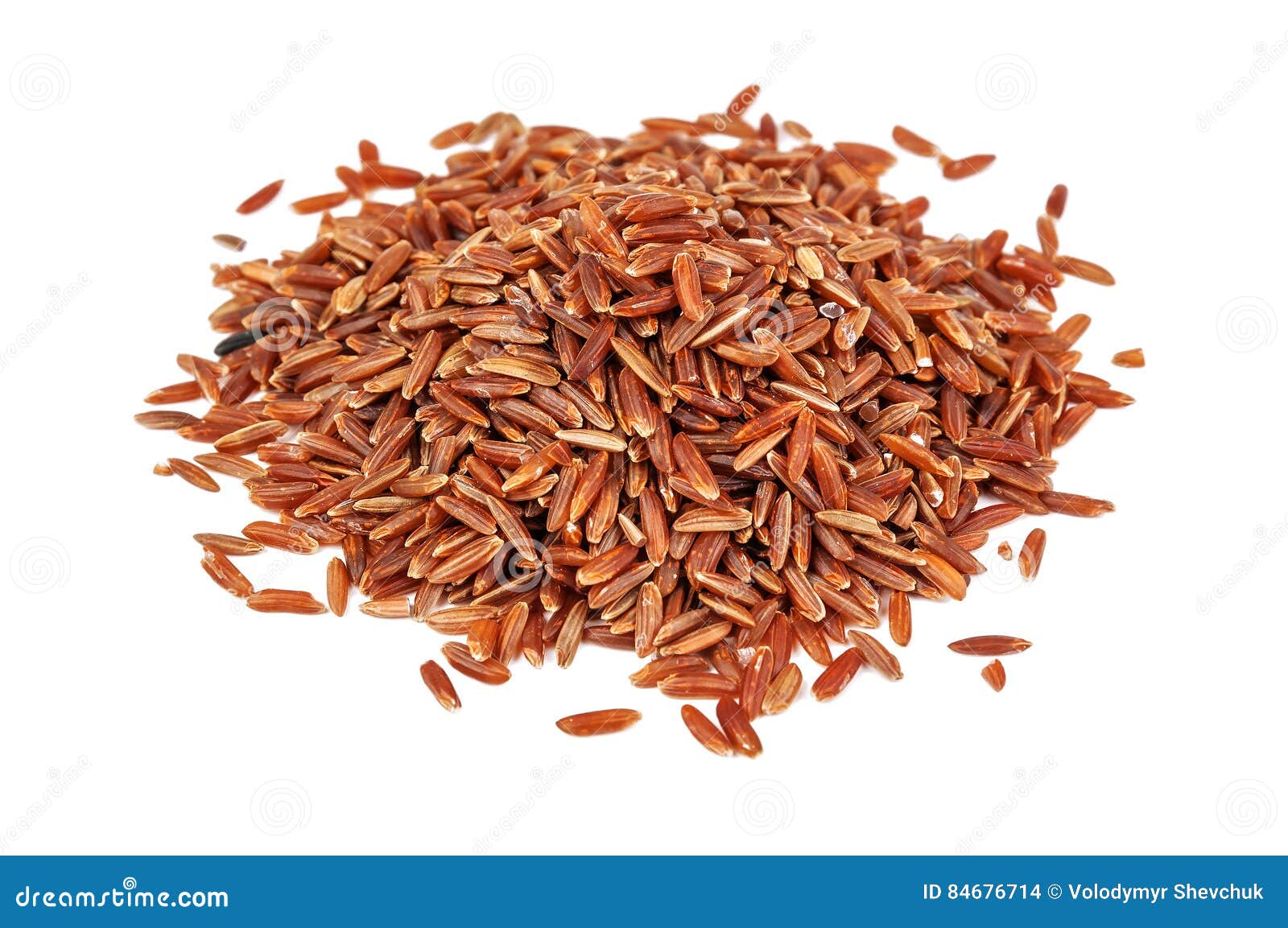 Brown red rice stock photo. Image of objects, asia, horizontal - 84676714