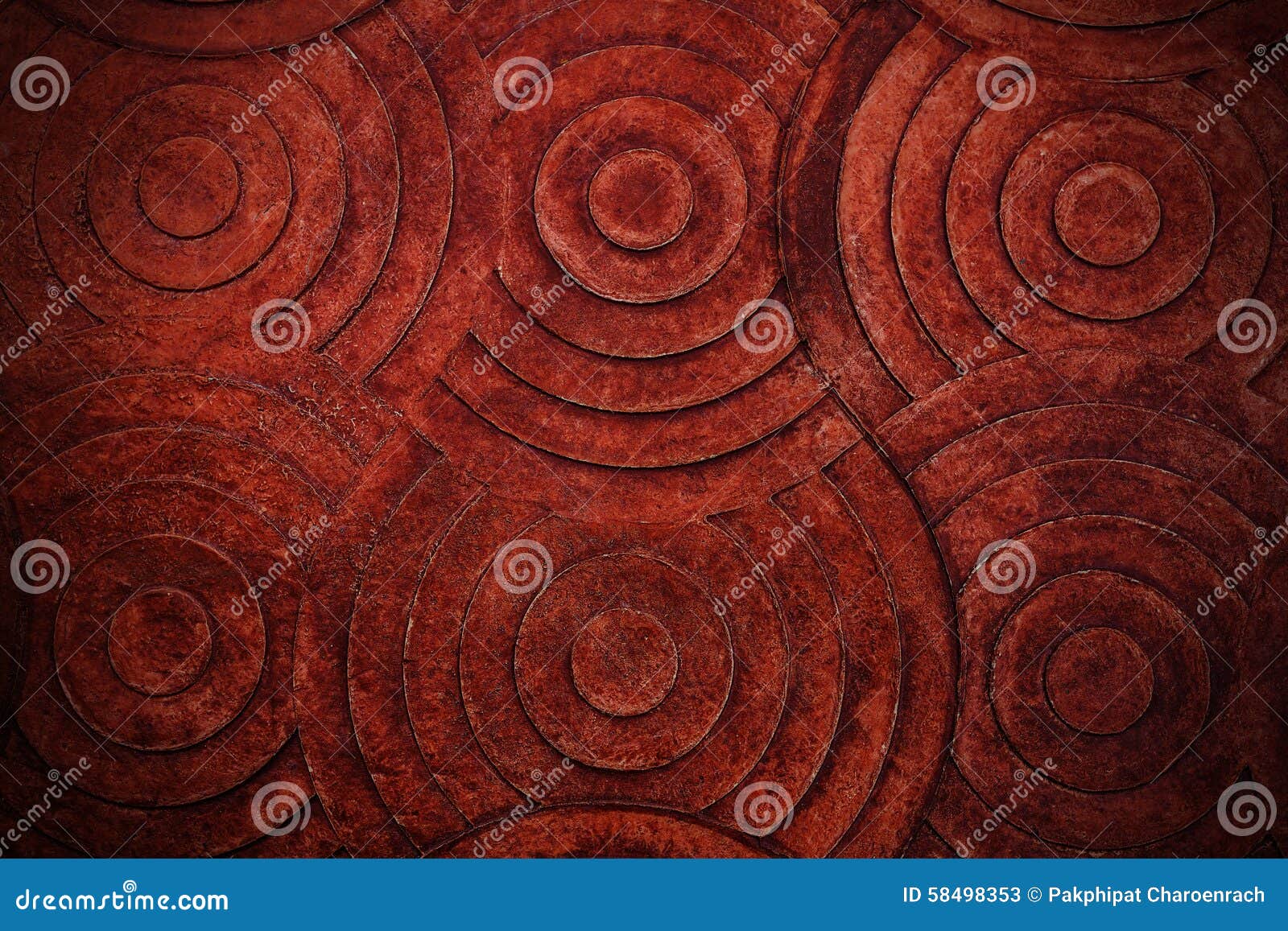 Brown Red Stone with Vignette Stock Image - Image of modern, rock: 58498353