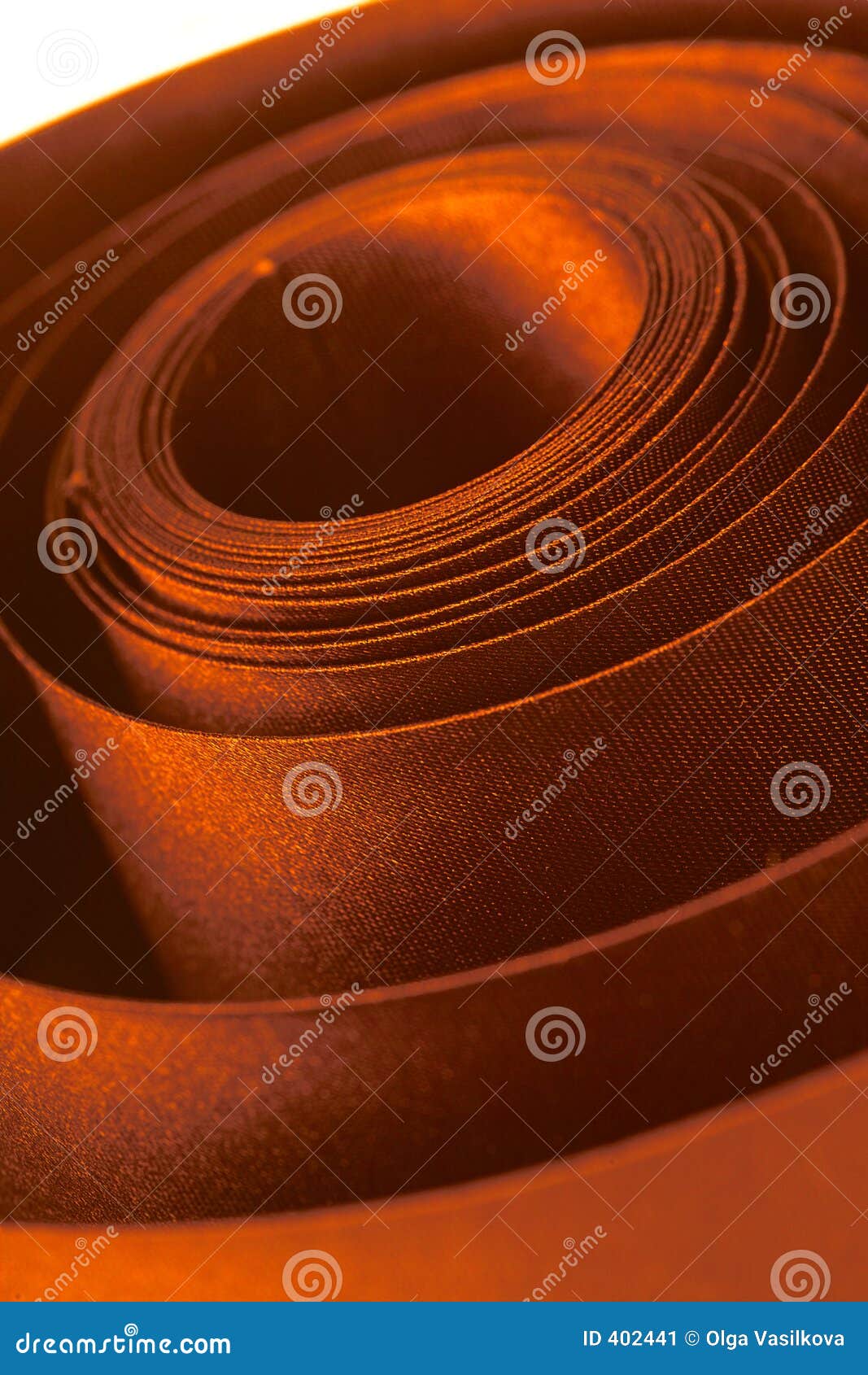 Brown ribbon stock image. Image of macro, merry, festive - 402441