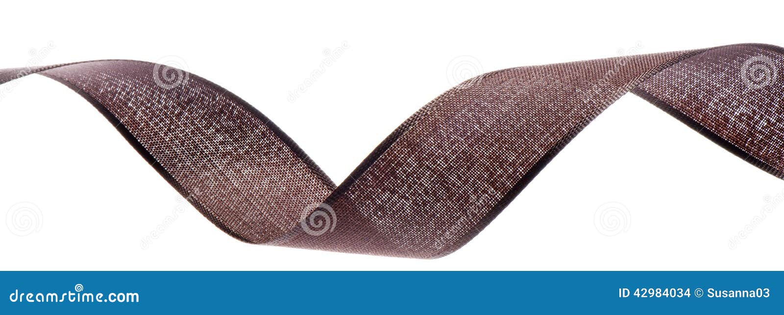 Brown ribbon stock photo. Image of decoration, decorate - 42984034