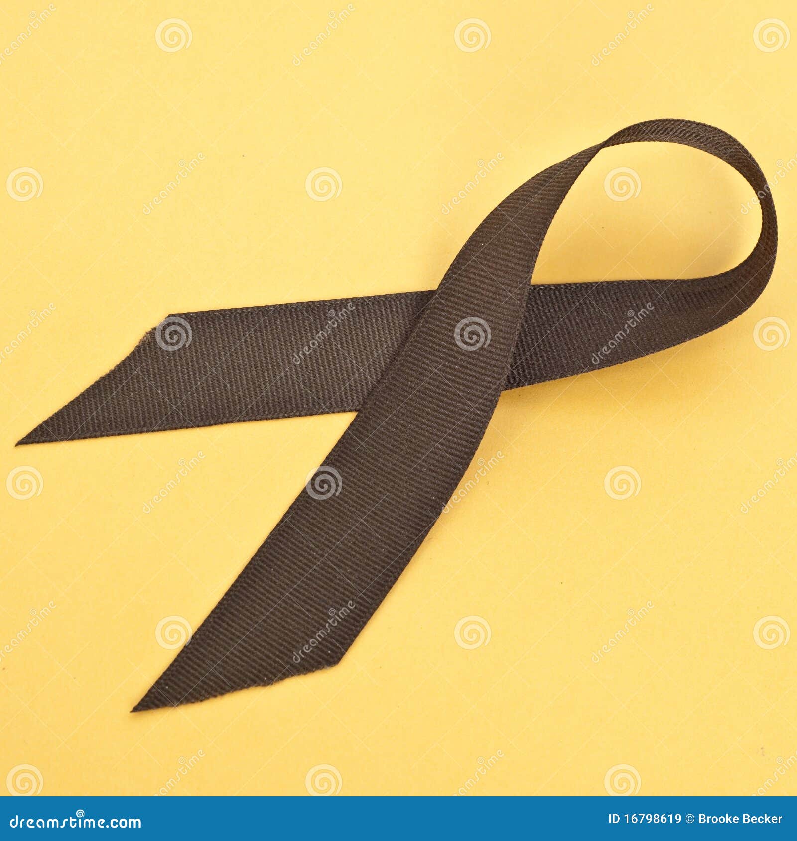 Brown Ribbon A Symbol Of Colon Cancer Royalty-Free Stock Photo ...