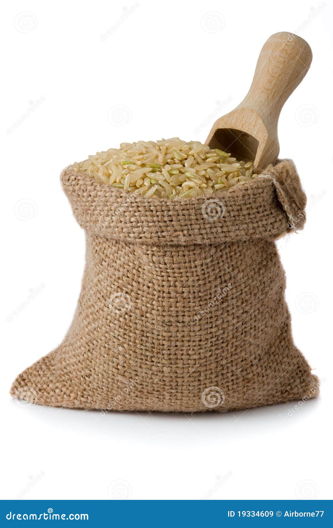 Brown rice stock image. Image of cereal, ingredient, brown - 19334609