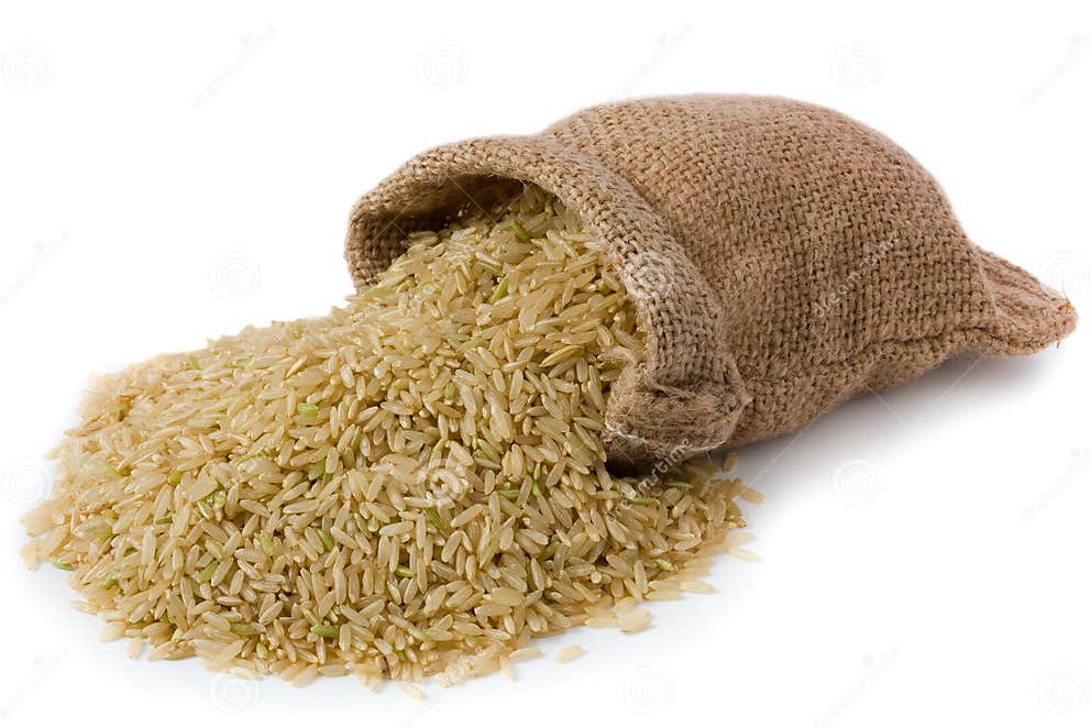 Brown rice stock photo. Image of grain, ingredient, harvesting - 19334632