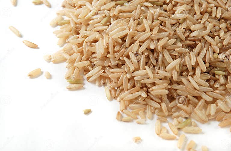 Brown rice stock image. Image of healthy, rice, cooking - 4385165