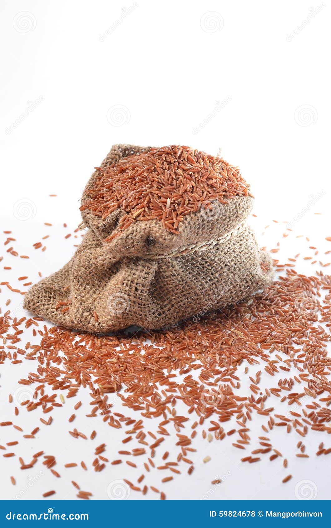 Brown rice stock photo. Image of natural, closeup, jasmine - 59824678