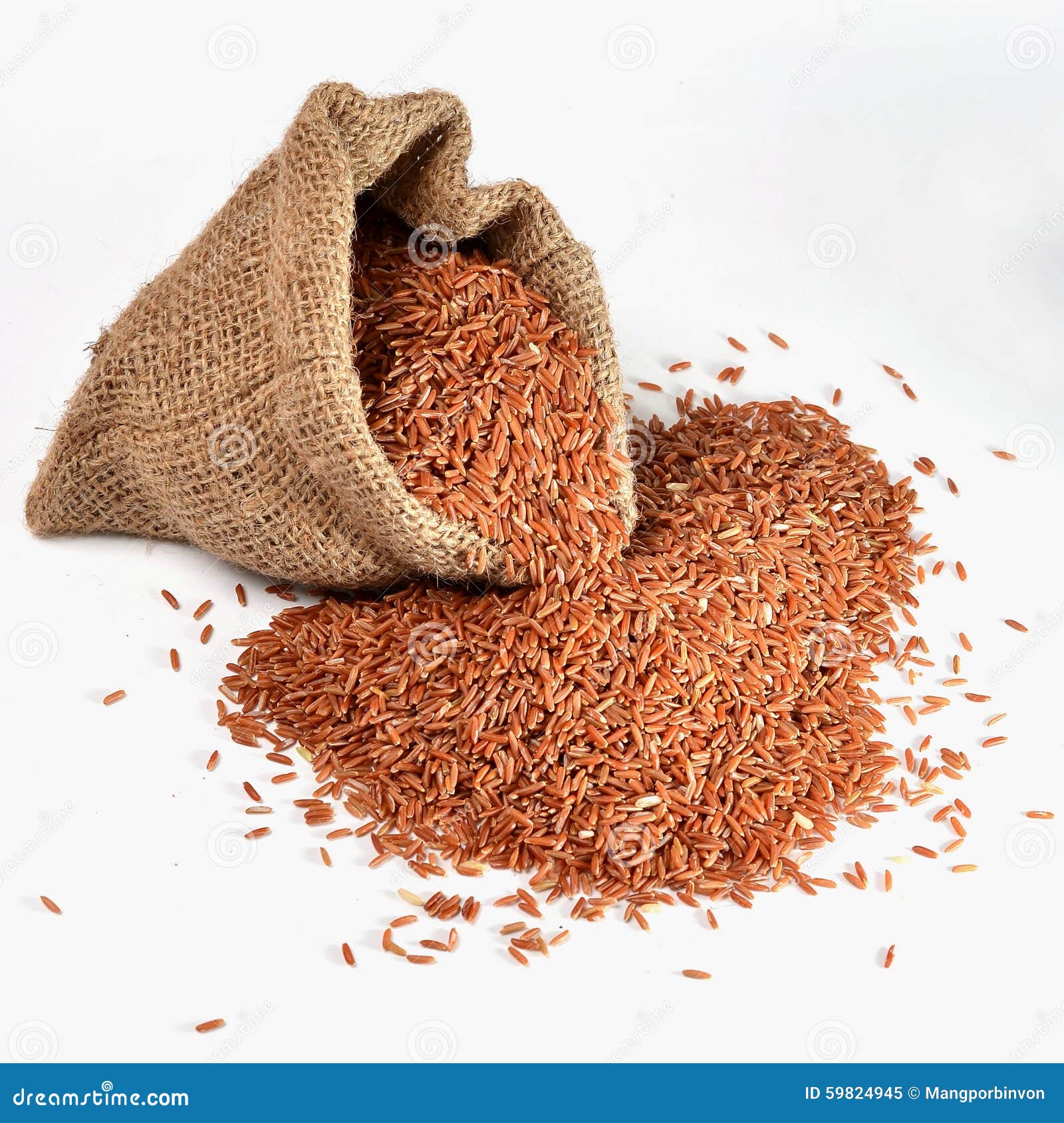 Brown rice stock image. Image of grain, asian, color - 59824945