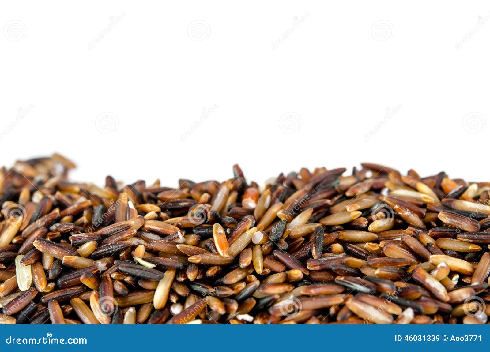 Brown Rice stock image. Image of closeup, grain, wild - 46031339